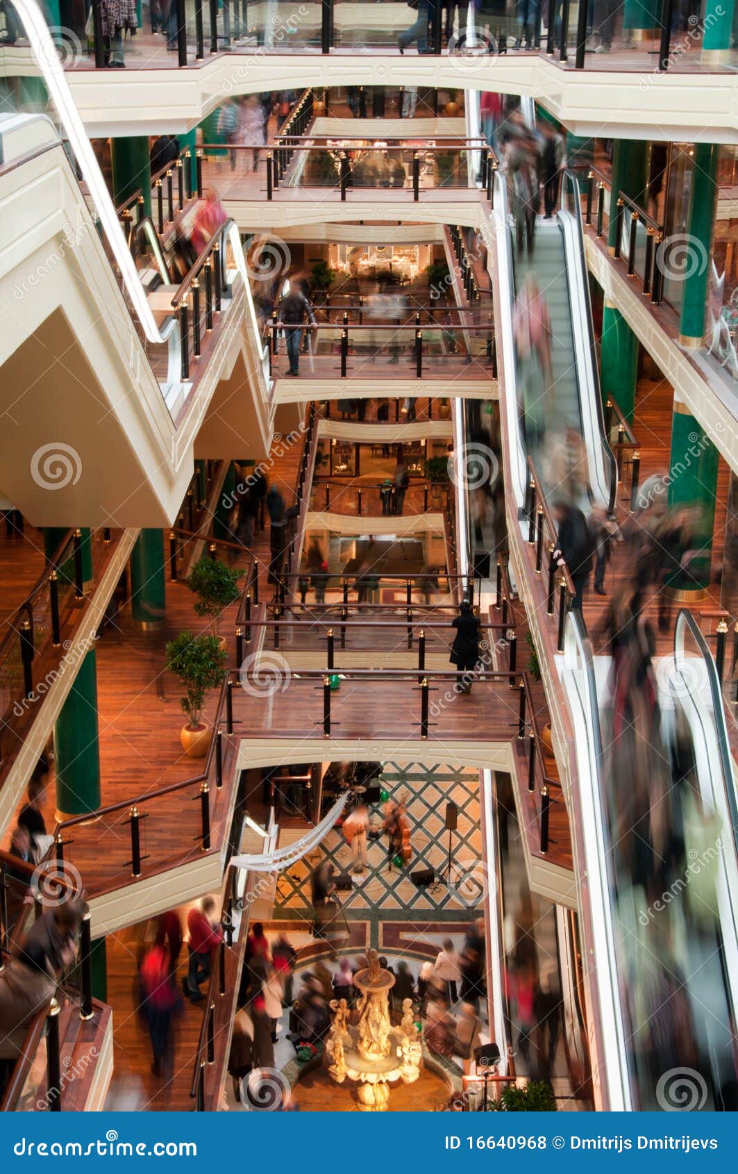 Crowd in the shopping mall stock photo. Image of commercial - 16640968
