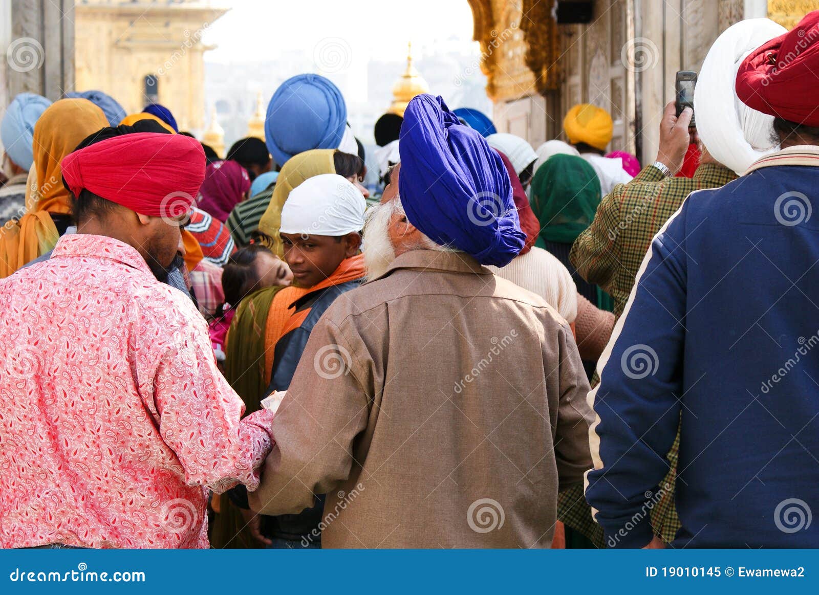 Crowd of Sikhs in Turbans in Amritsar Editorial Image - Image of sikh ...