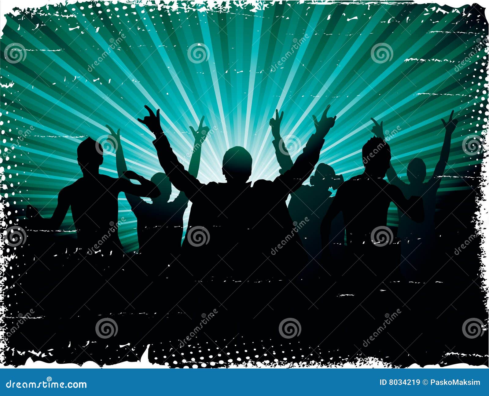 Background Blue Crowd Silhouette Stock Illustrations – 3,077 Background ...