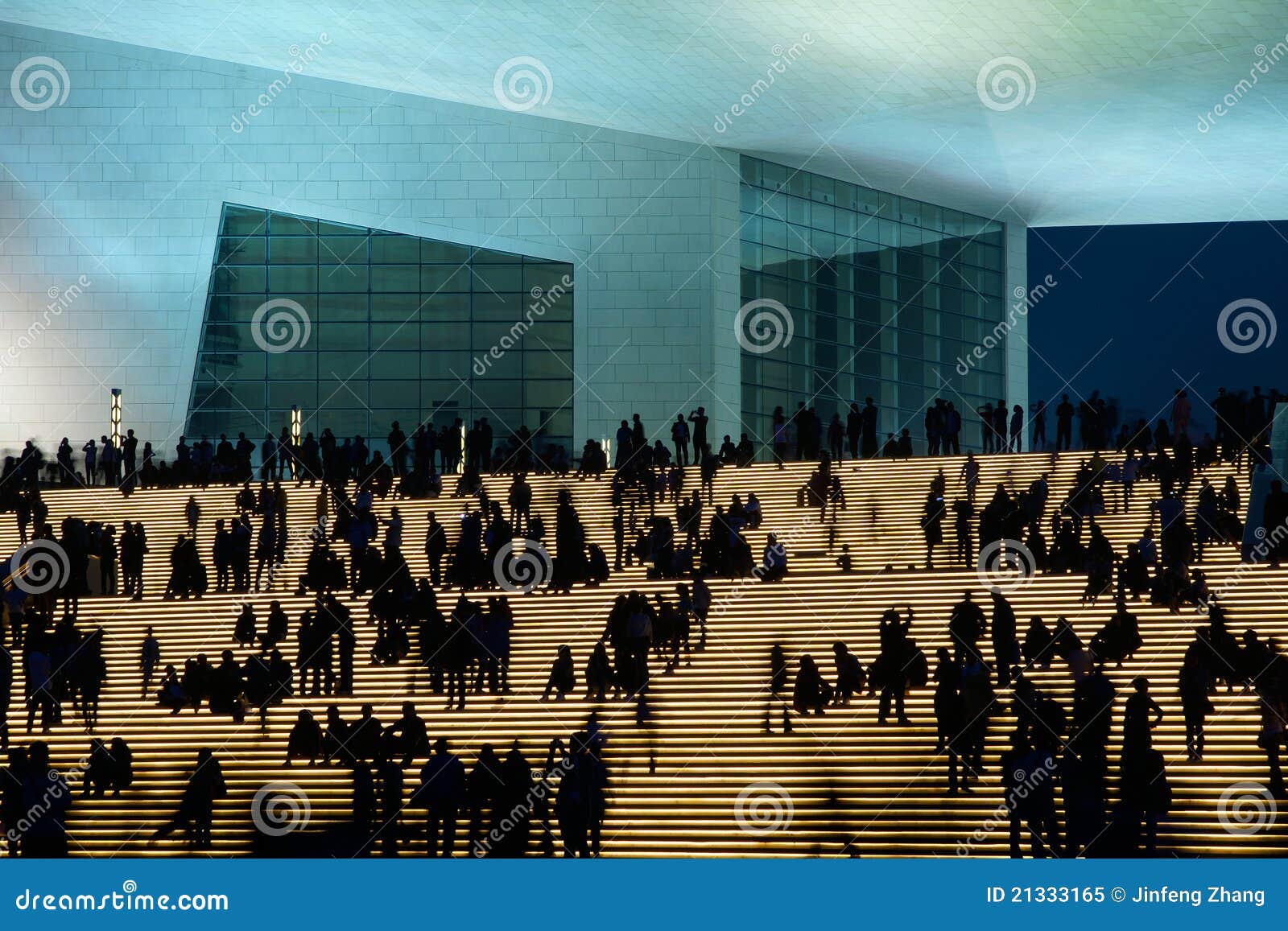 The crowd on the steps stock image. Image of silhouette - 21333165