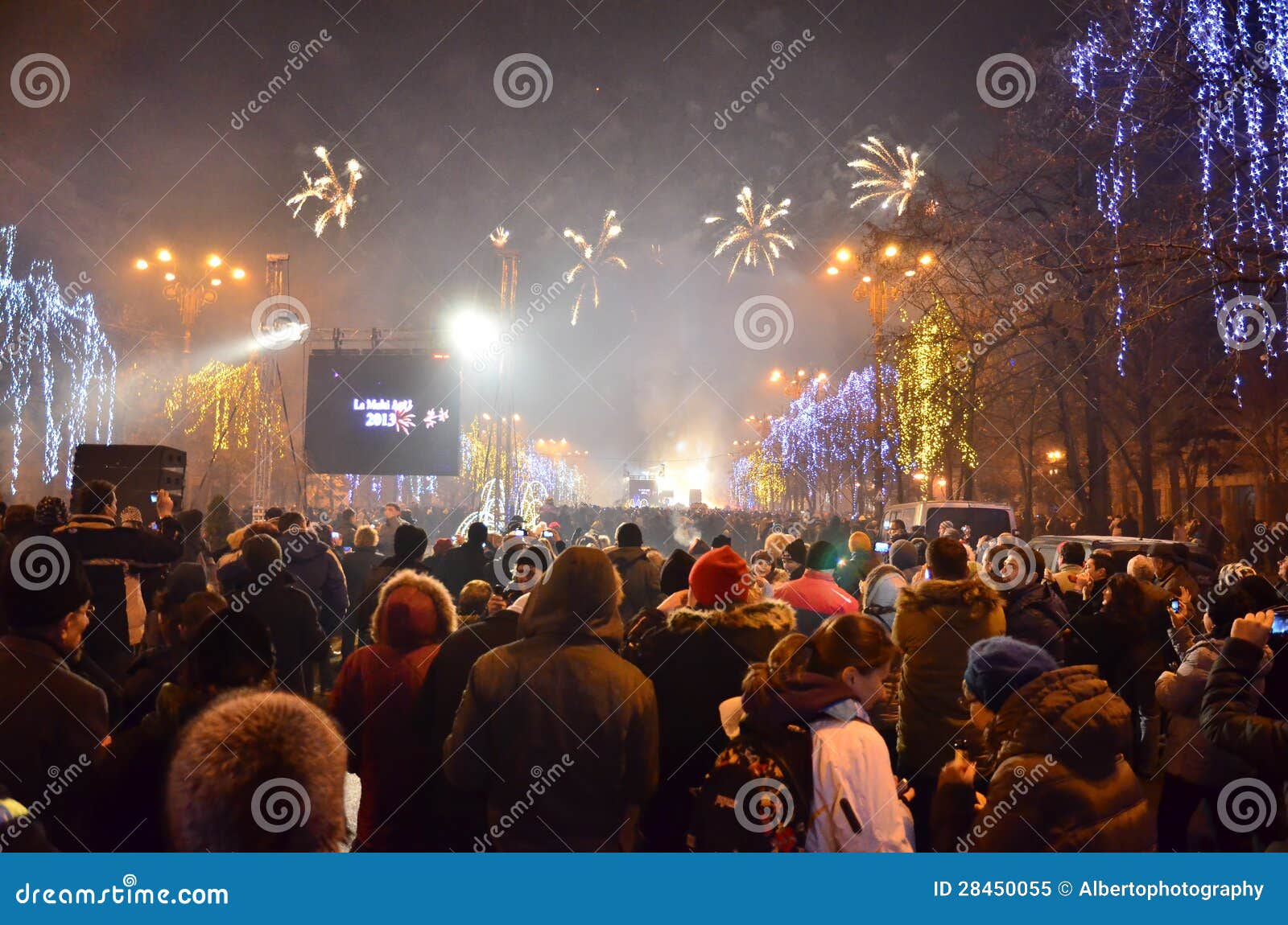 Crowd in the street 1 editorial image. Image of clock - 28450055