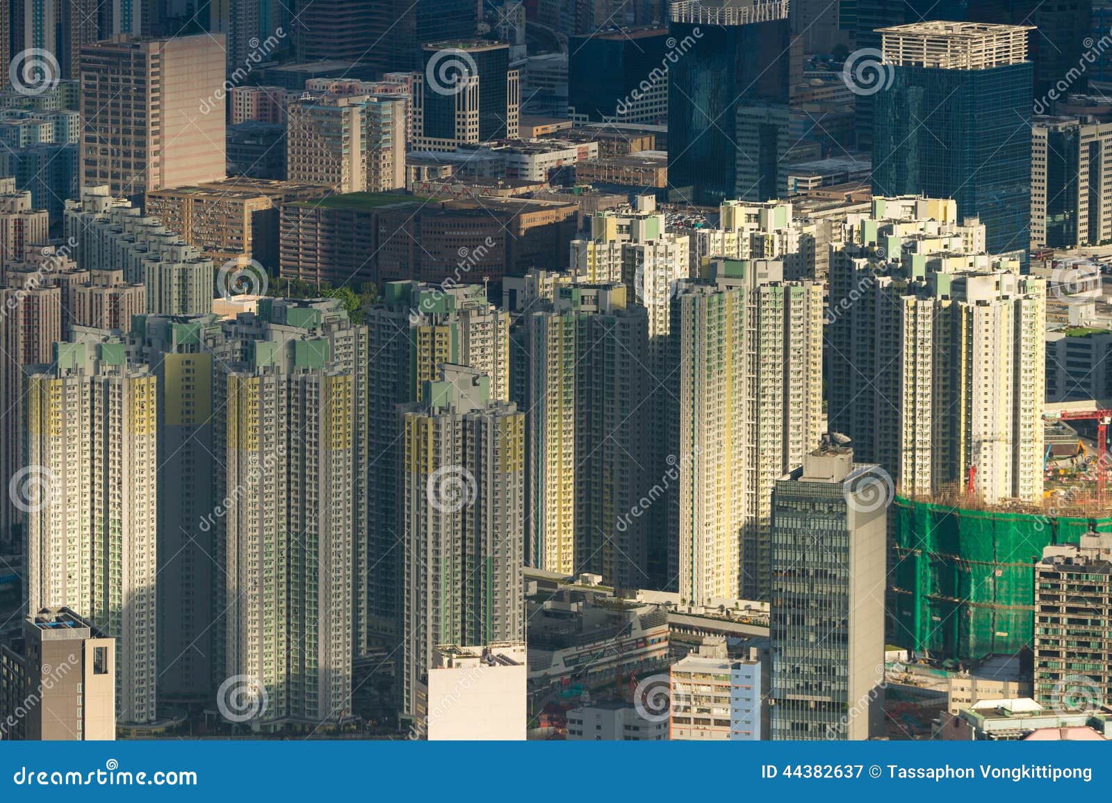 Crowded building cityscape stock image. Image of china - 44382637