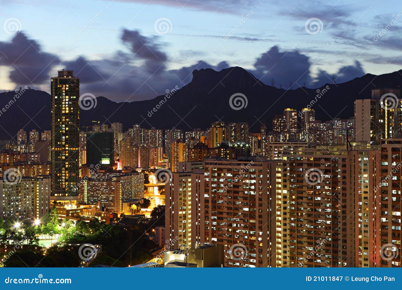 Crowded building at night stock image. Image of rock - 21011847
