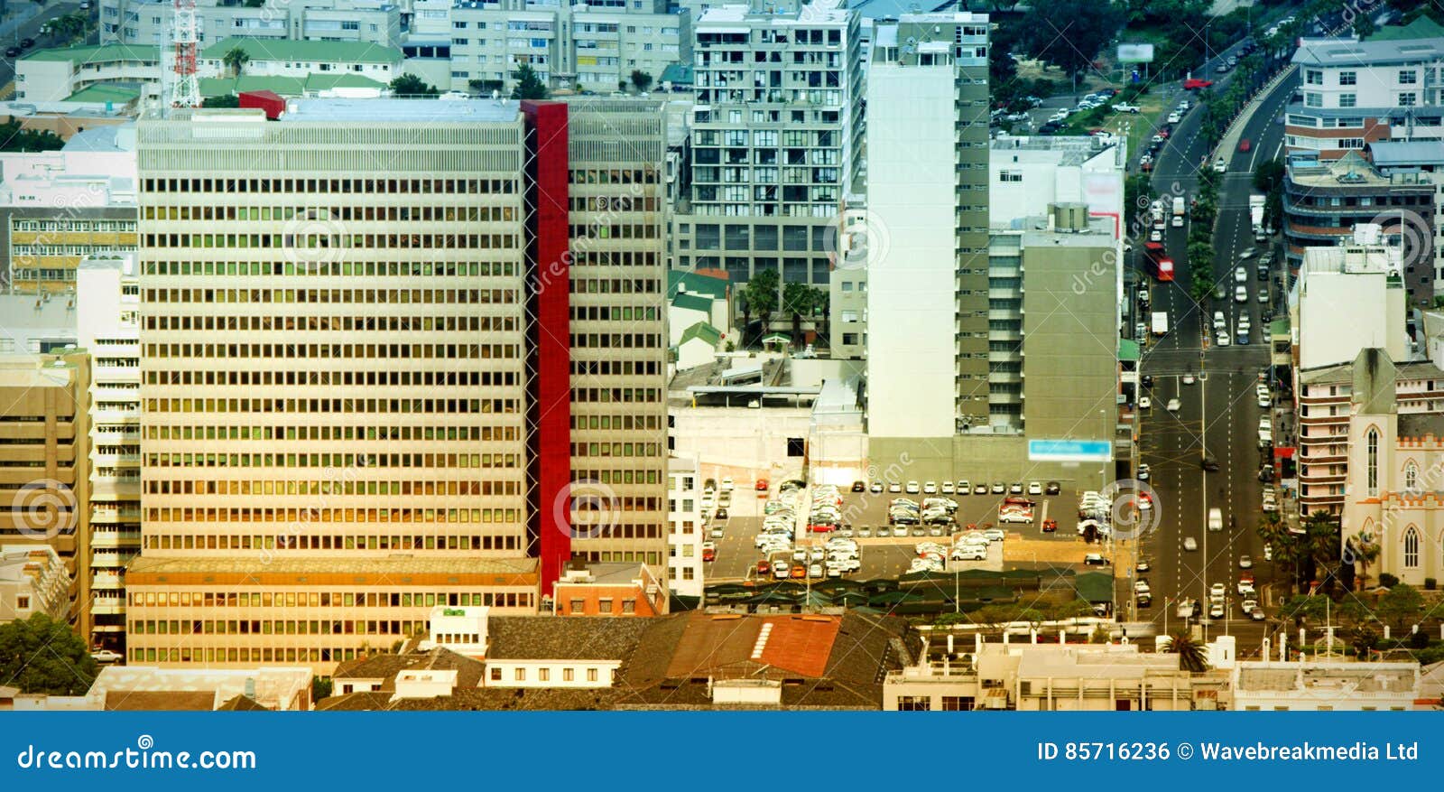 Crowded Buildings in City on Sunny Day Stock Photo - Image of apartment ...