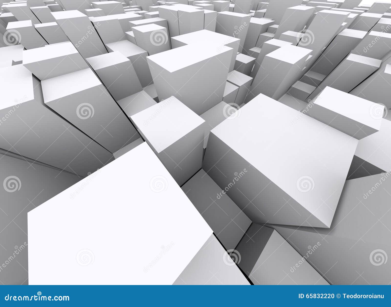 Crowded 3d blocks stock illustration. Illustration of coming - 65832220