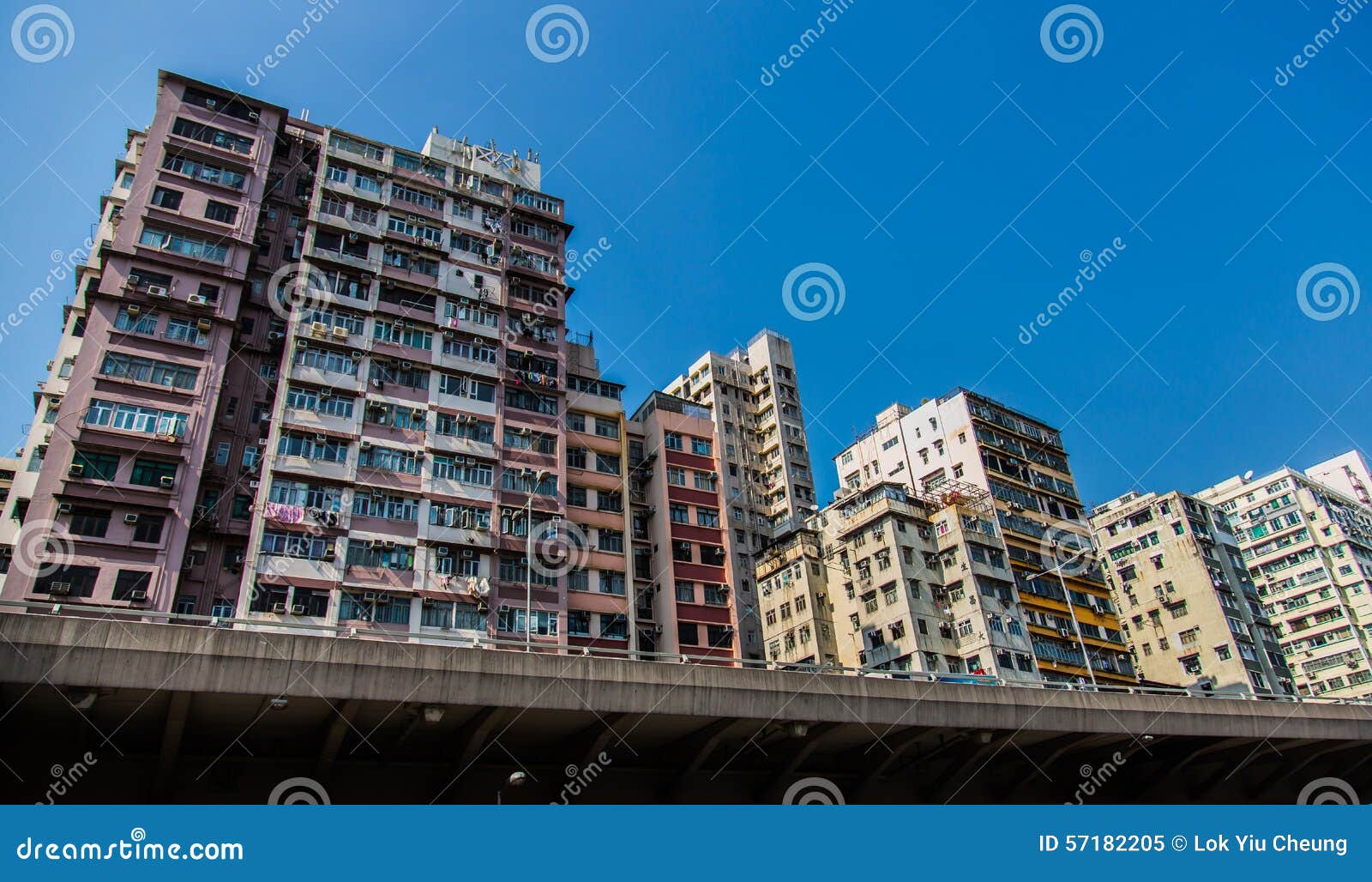Crowded and Old Asian Housing Stock Image - Image of apartment, crowded ...