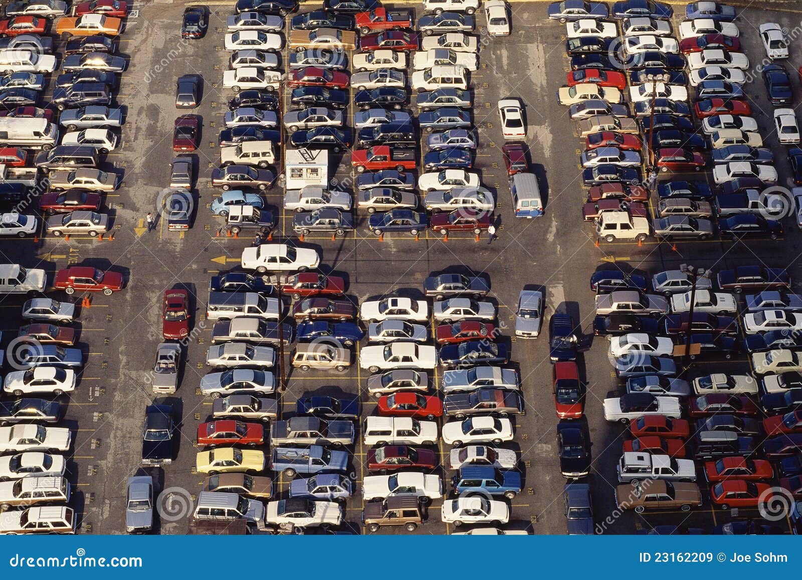 Crowded parking loot editorial stock image. Image of auto - 23162209