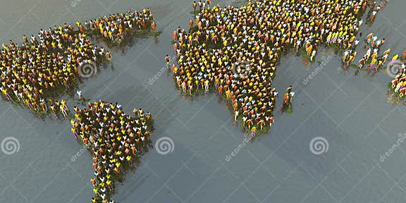 Crowded Planet stock photo. Image of display, distribution - 1249786