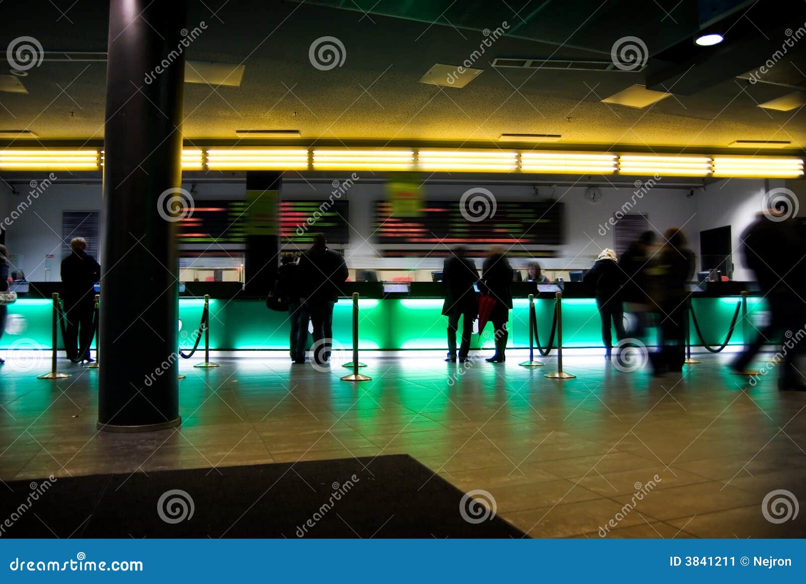 Crowded public hall stock image. Image of place, airport - 3841211