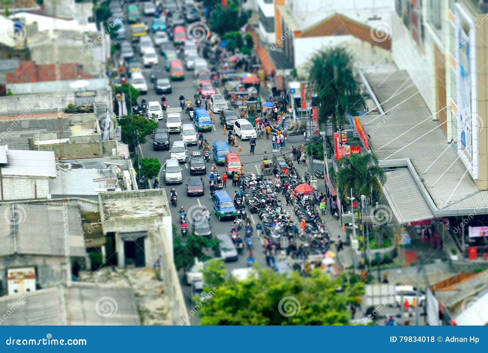 Crowded Road Traffic Seen from Top Editorial Stock Photo - Image of ...