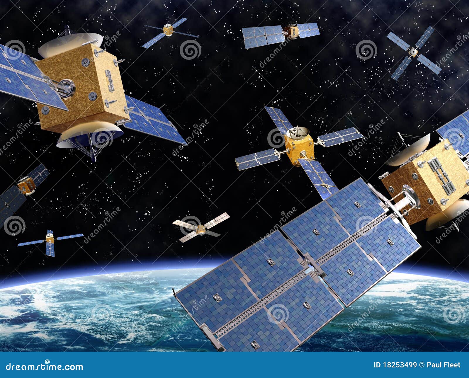 Satellites Royalty-Free Stock Photography | CartoonDealer.com #23635613