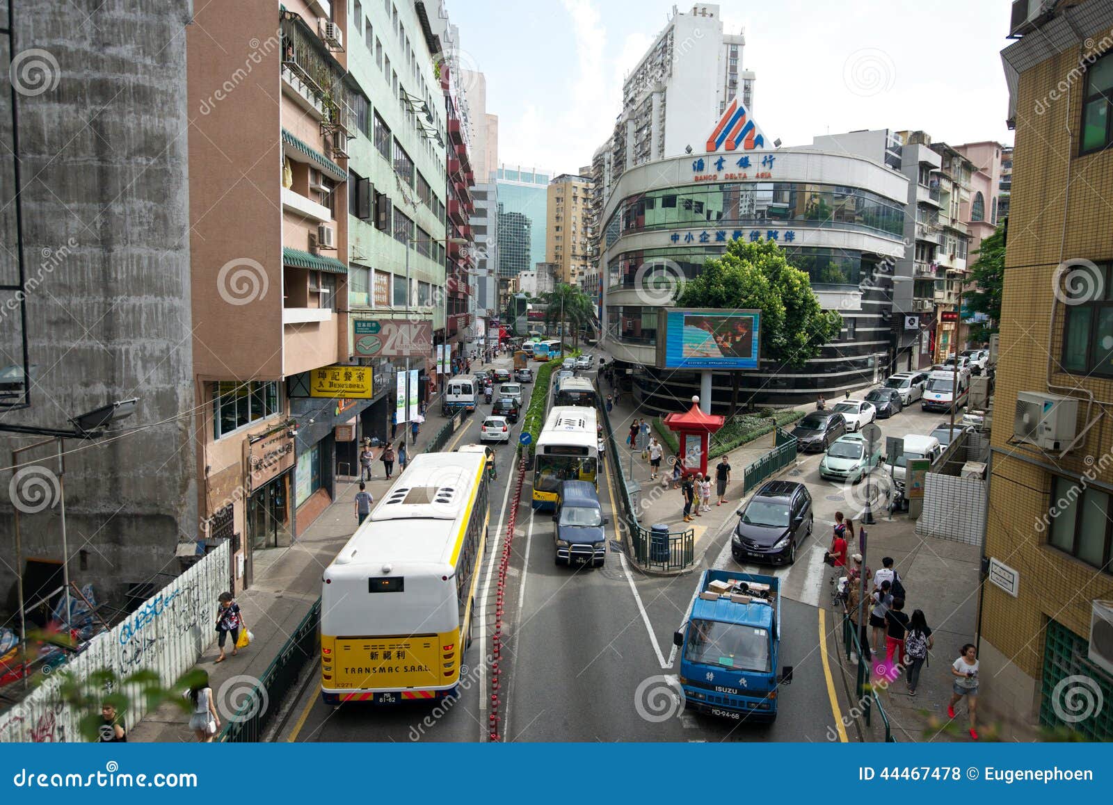 Crowded street editorial stock photo. Image of crowded - 44467478