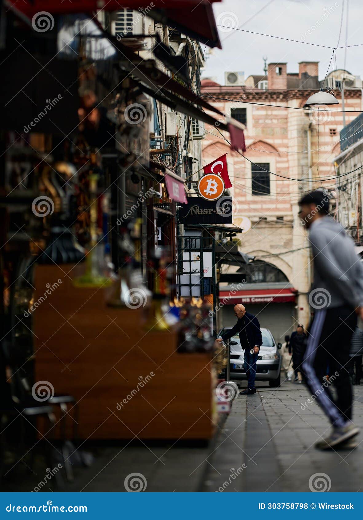 Crowded Streets of Istanbul in Turkey Editorial Stock Photo - Image of ...