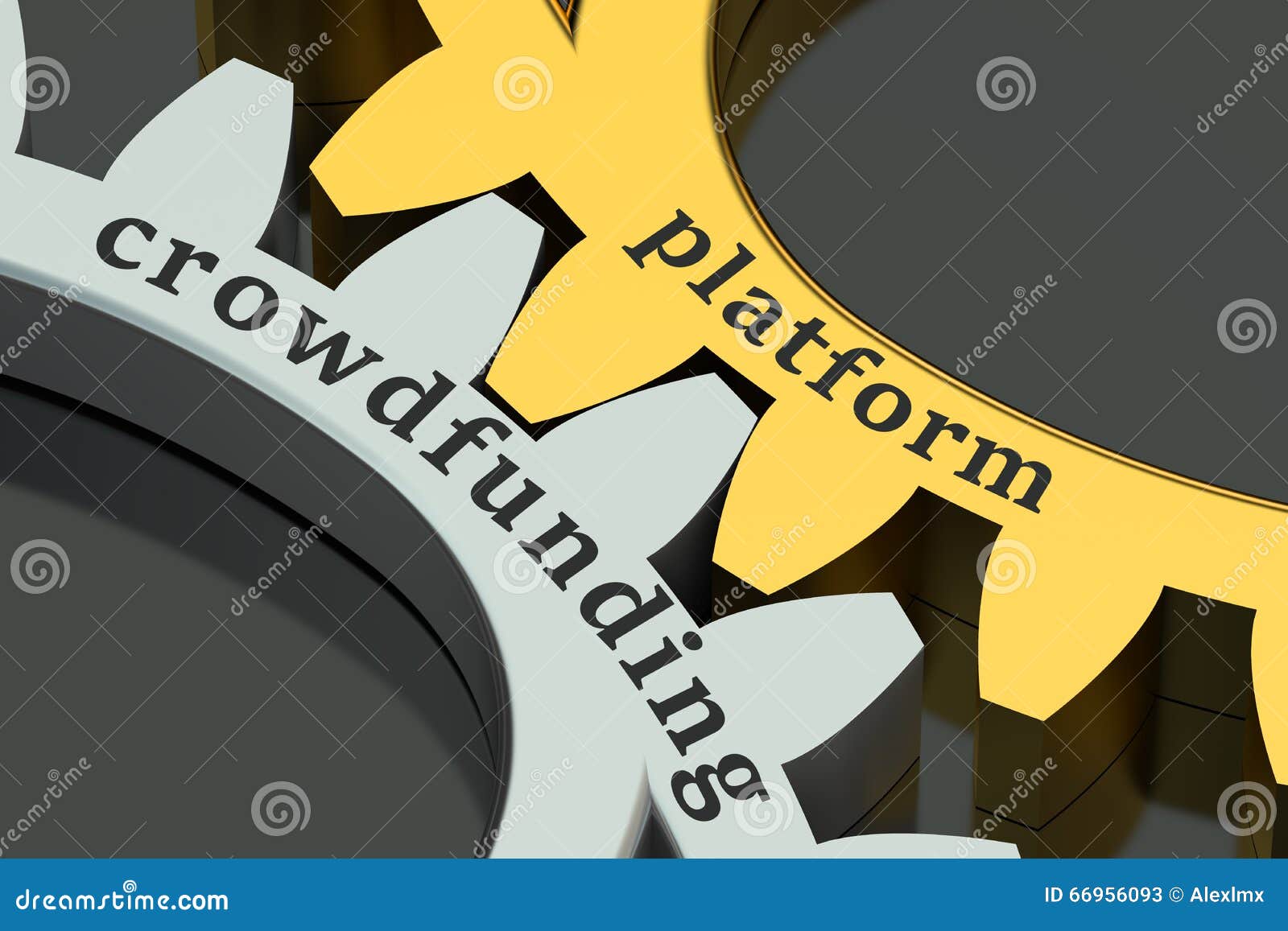 Crowdfunding Platform Concept Stock Illustration - Illustration of ...