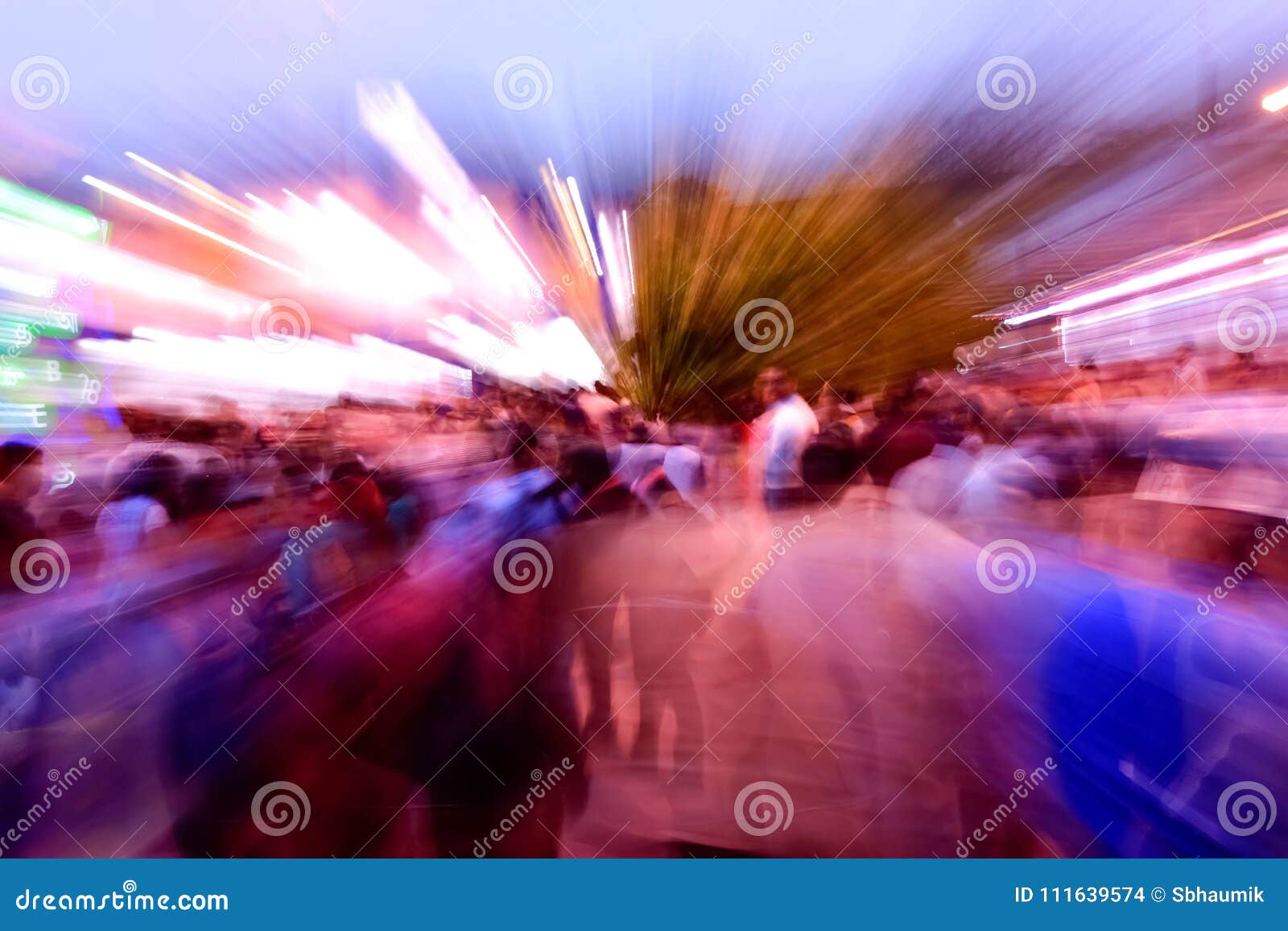Crowds in the Downtown Area Stock Photo - Image of lifestyles, crowded ...
