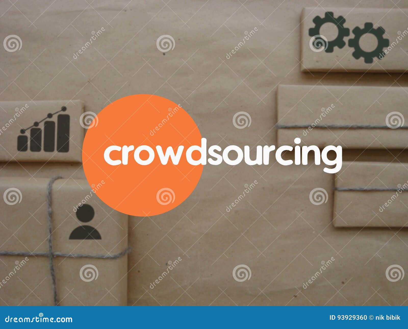 Crowdsourcing concept. stock photo. Image of crowdsourcing - 93929360