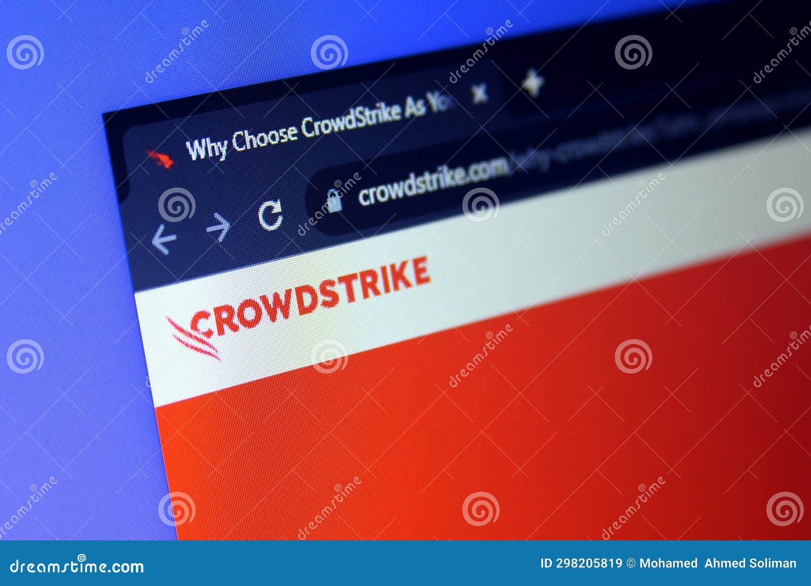CrowdStrike Company Website Editorial Stock Image - Image of american ...