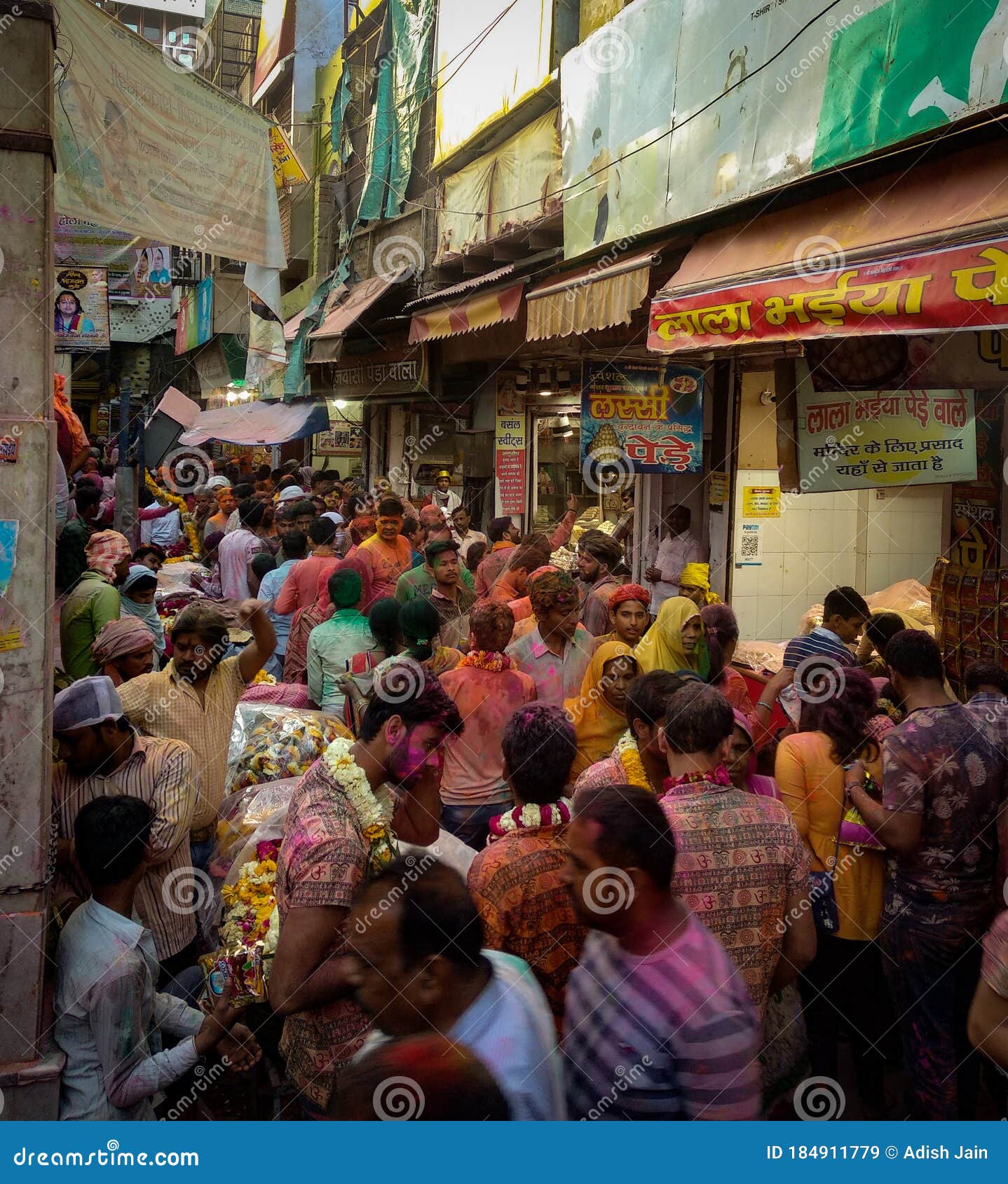 Crowdy Streets of India with Lots of People Editorial Stock Image ...