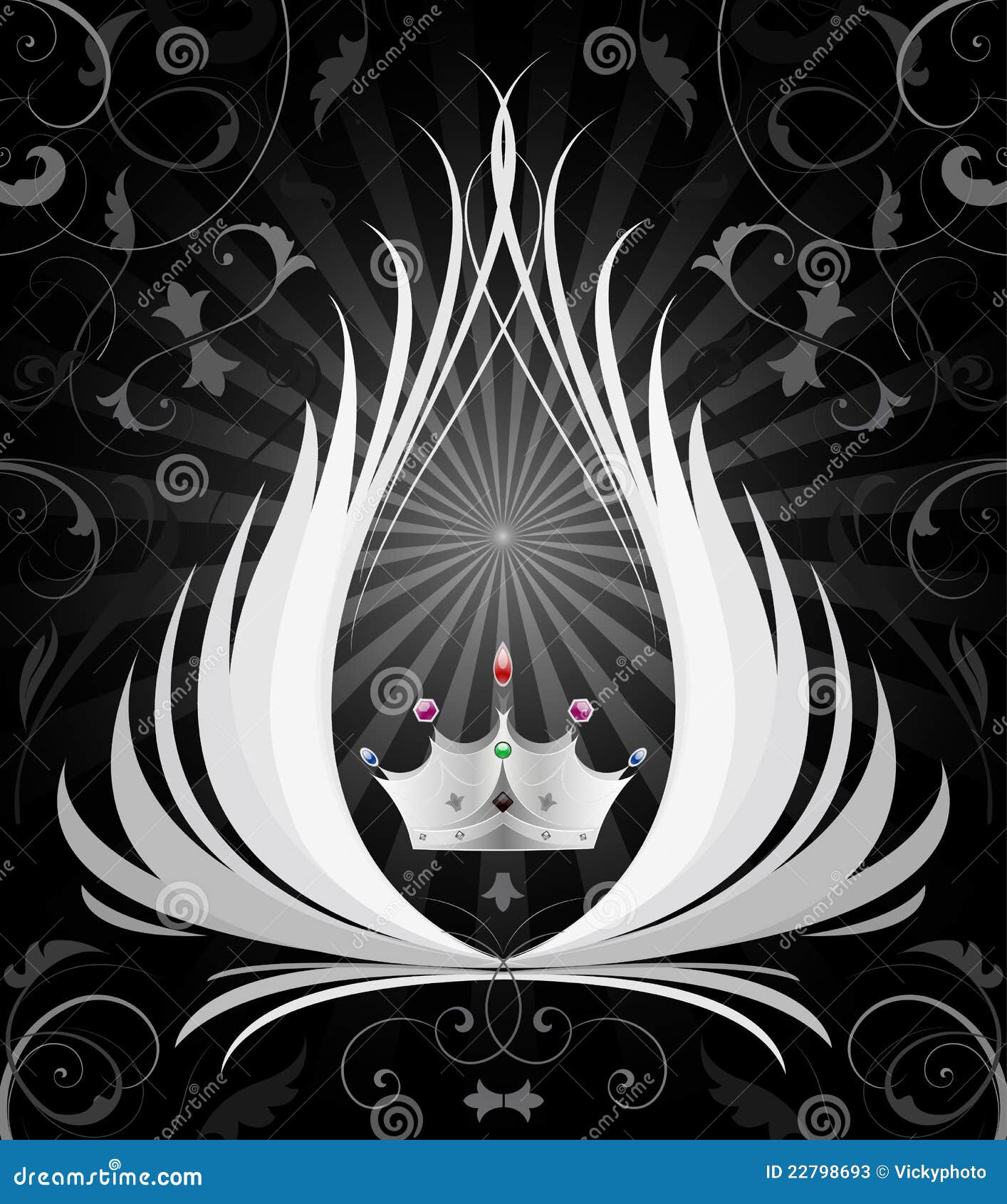 Crown stock vector. Illustration of design, abstract - 22798693