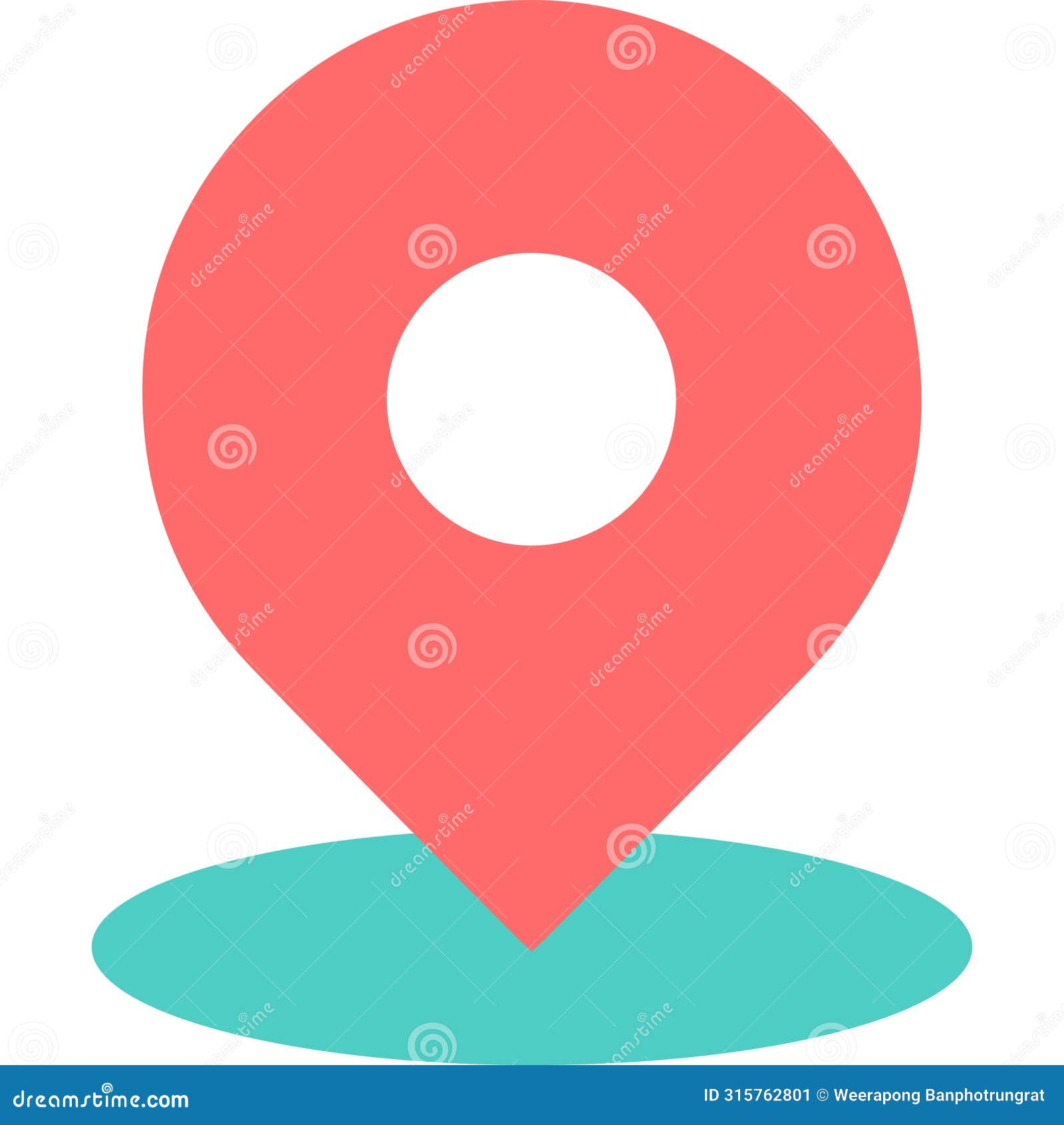 Location Icon Leading To the Destination, Pointer on the Map for ...