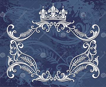 Crown border design stock vector. Illustration of design - 3470988