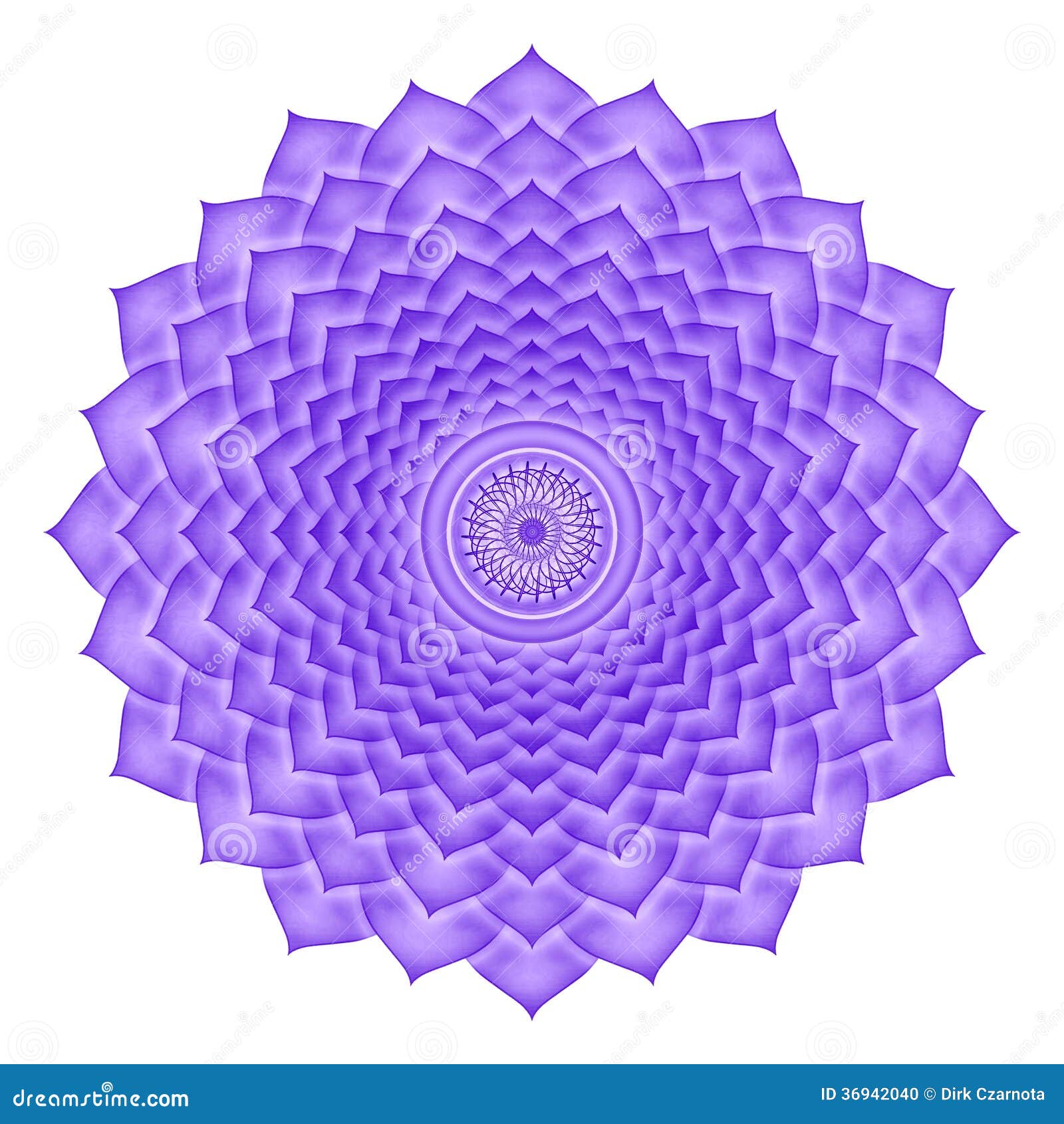 Crown Chakra isolated stock illustration. Illustration of symbol - 36942040