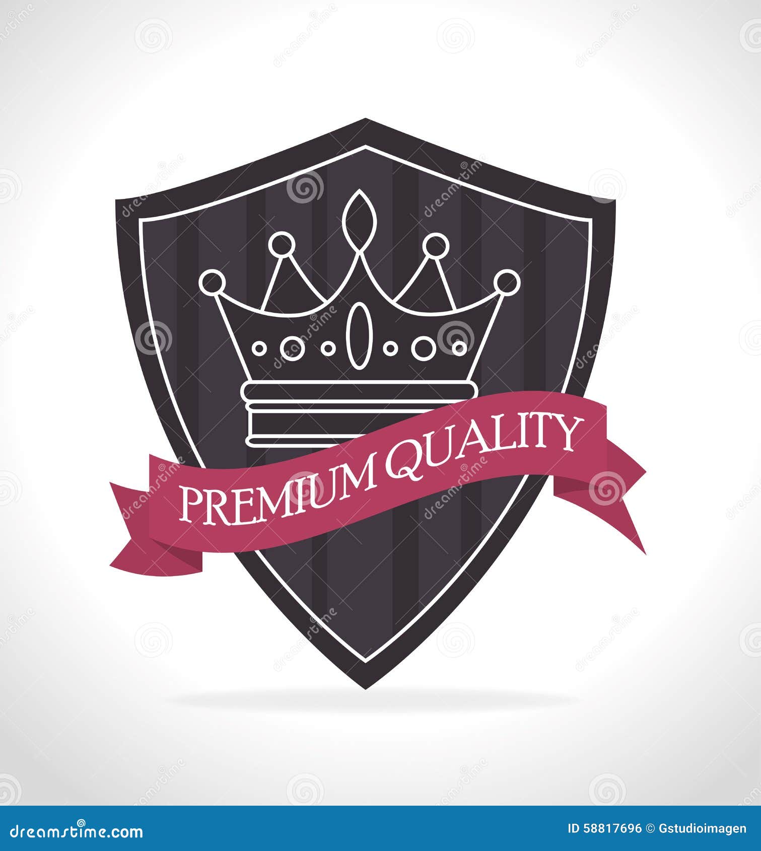 Crown digital design. stock vector. Illustration of prince - 58817696