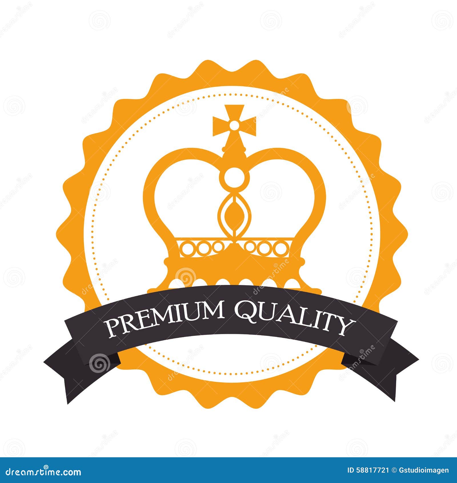 Crown digital design. stock vector. Illustration of authority - 58817721