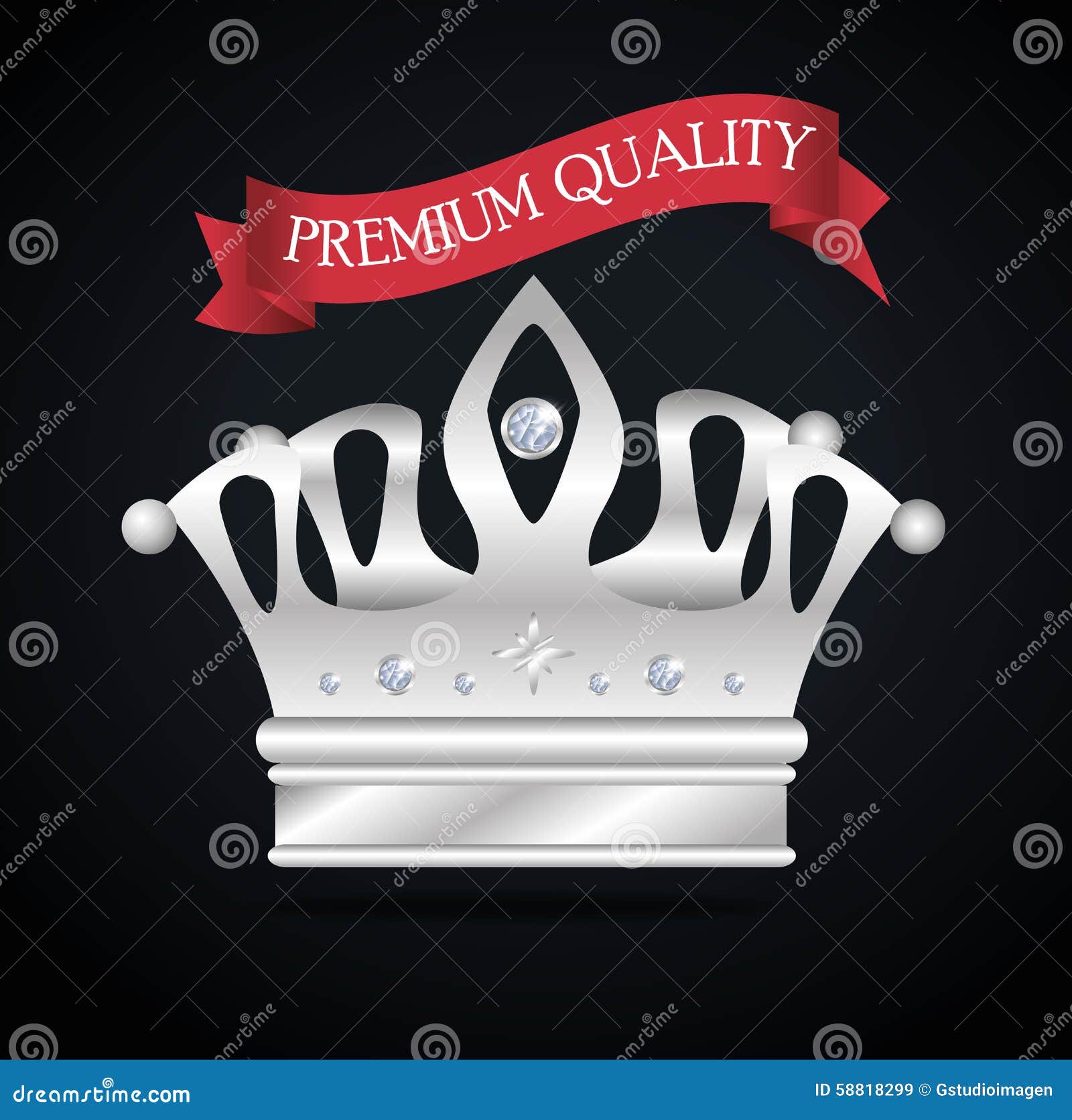 Crown digital design. stock vector. Illustration of kingdom - 58818299