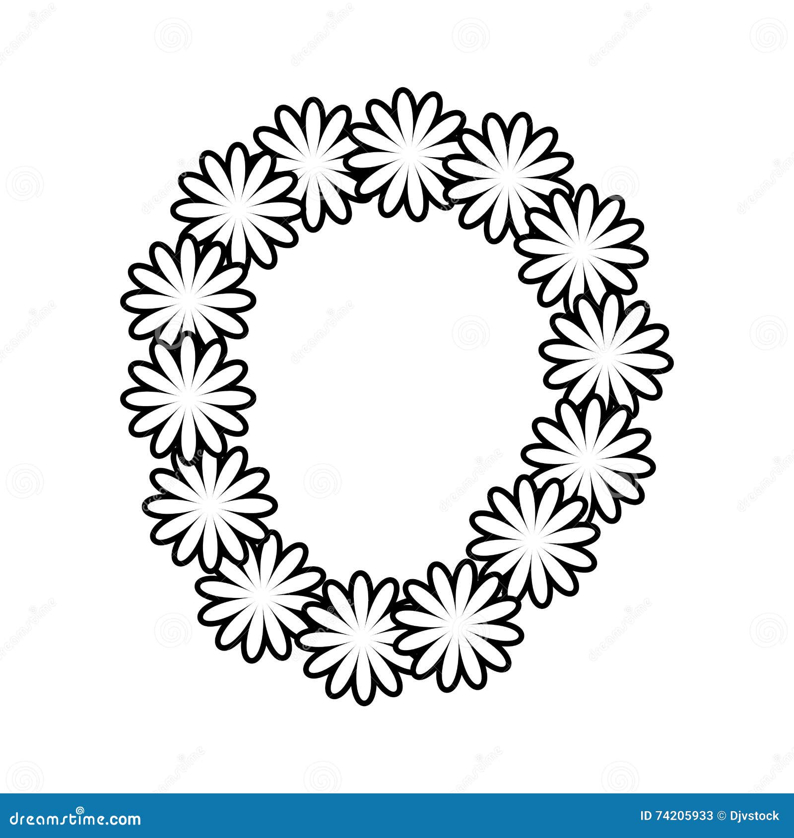 Crown of Flower Icon. Decoration Design. Vector Graphic Stock Vector ...