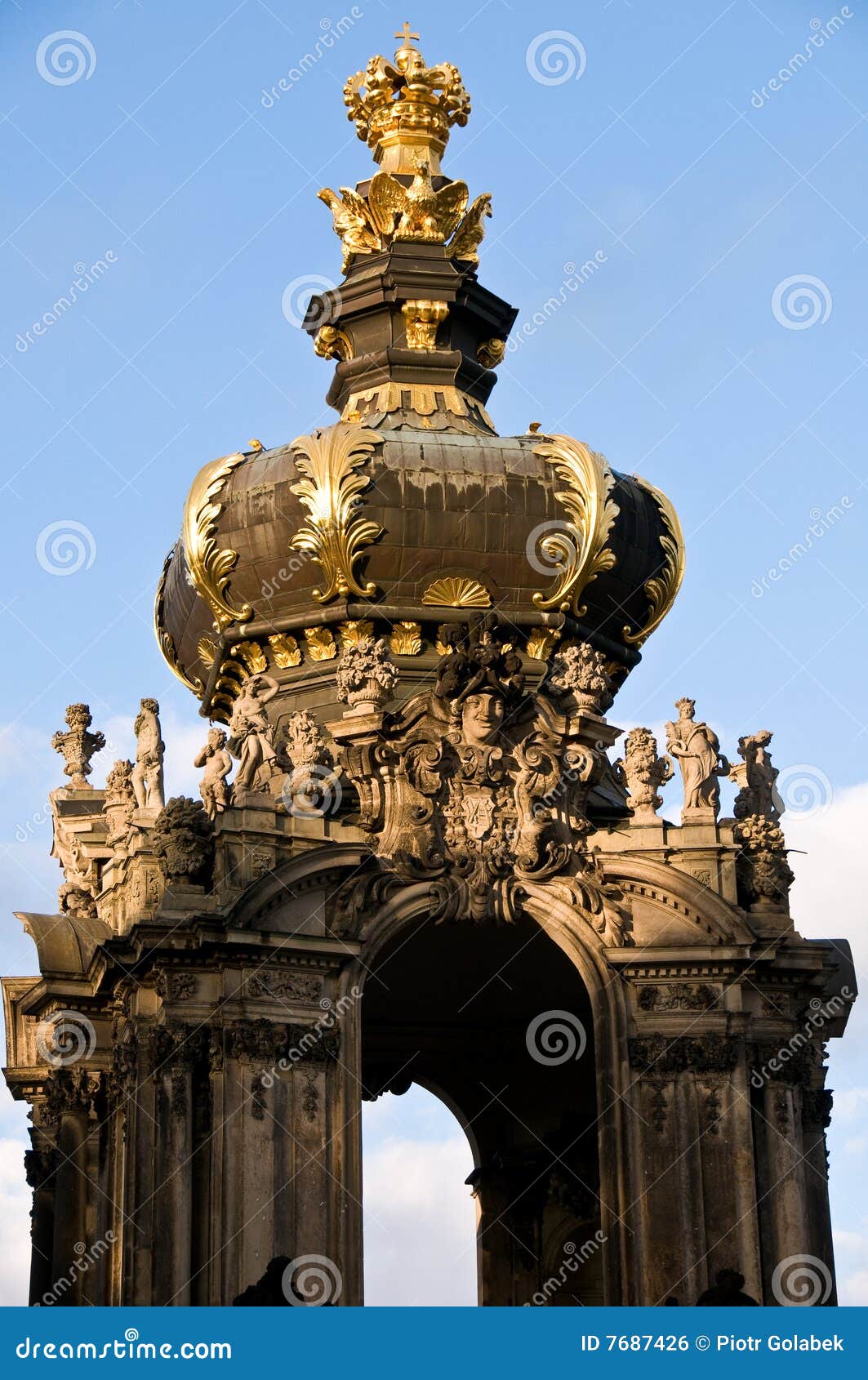 Crown Gate stock photo. Image of child, germany, courtyard - 7687426