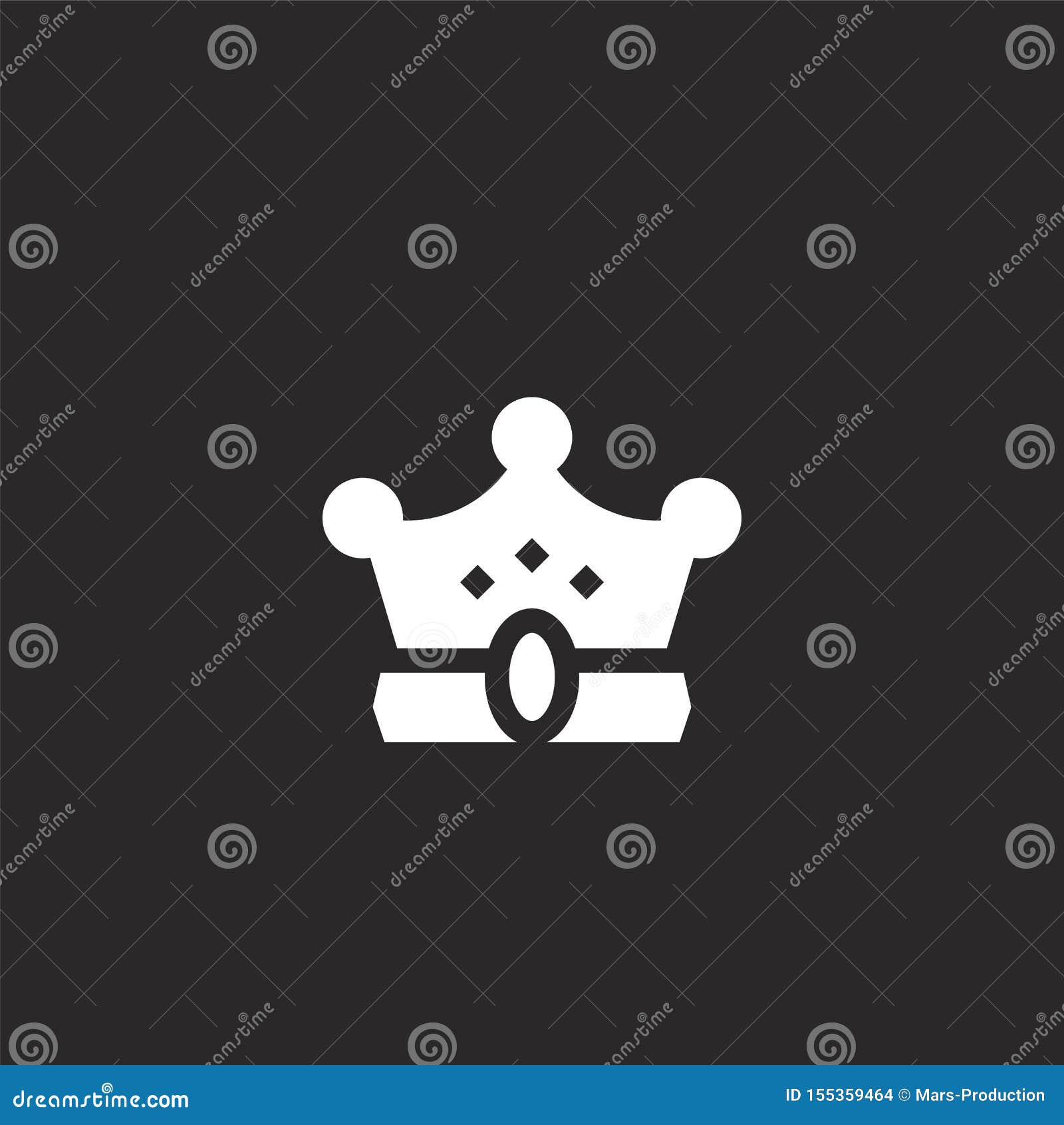 Crown Icon. Filled Crown Icon for Website Design and Mobile, App ...