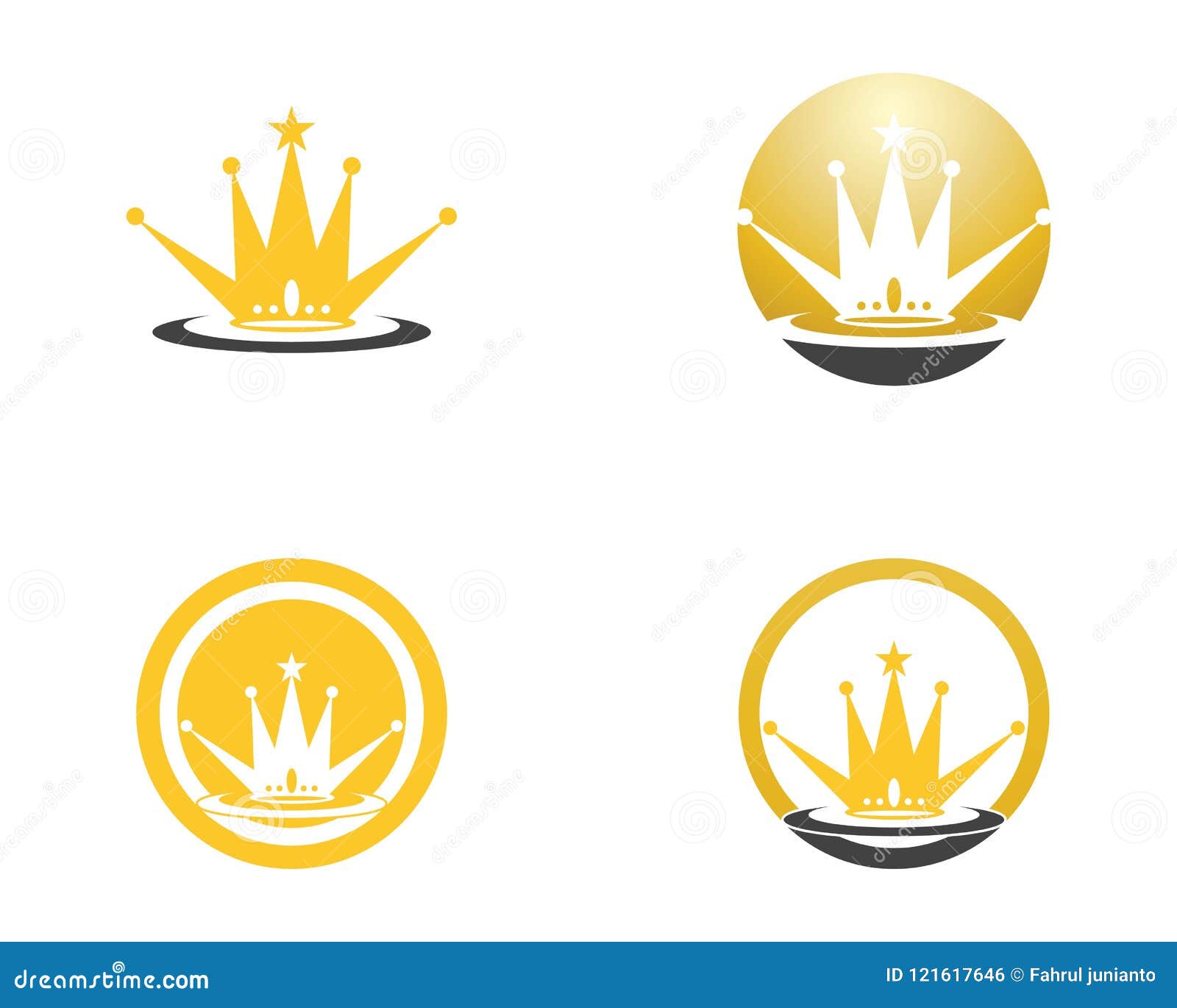 Crown icon logo vector stock vector. Illustration of clipart - 121617646