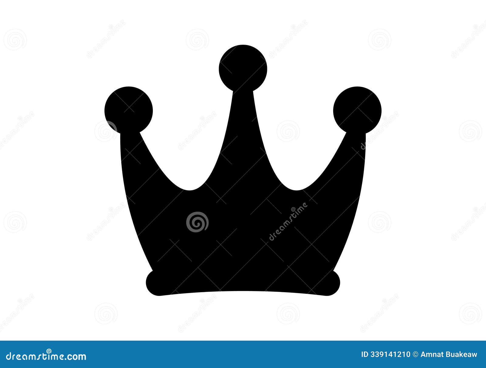 Crown Icon, Crown Silhouette, Crown Simple Shape Stock Vector ...