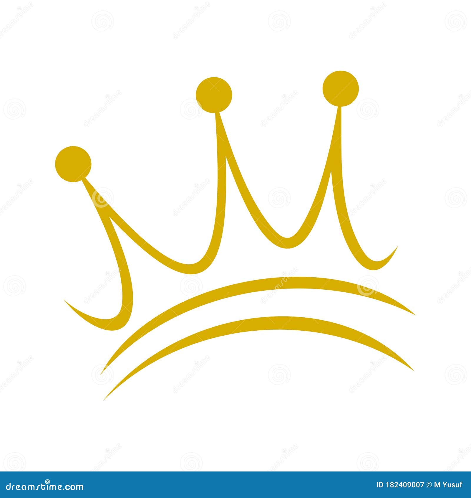 Crown Icon Vector in Modern Flat Style for Web Stock Vector ...