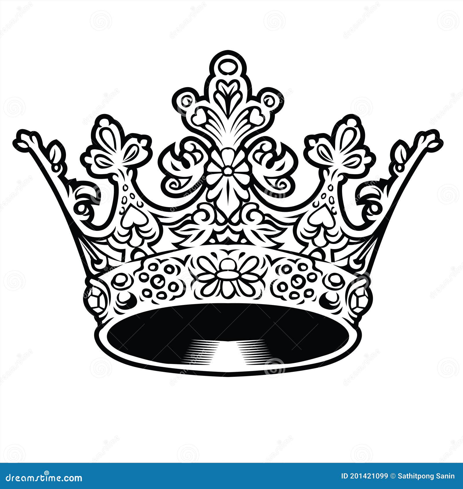 Vector De Corona De Reina