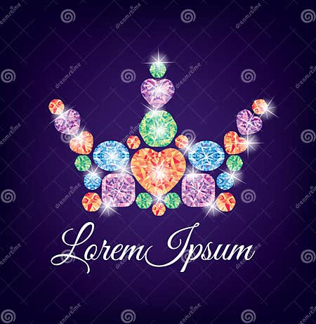 Crown logo stock vector. Illustration of abstract, design - 57461210