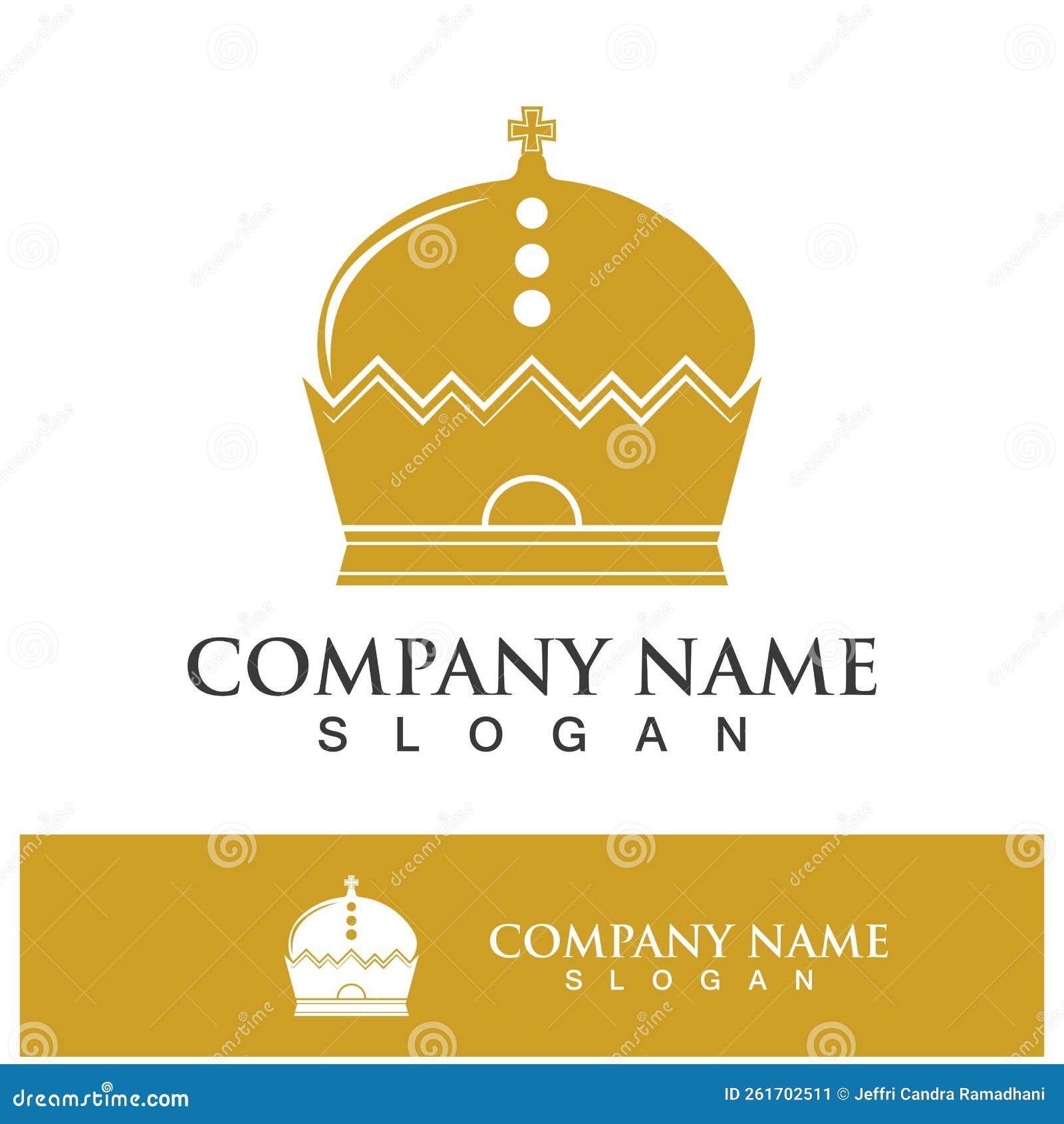 Crown Logo Icon Vector Design Stock Vector - Illustration of isolated ...