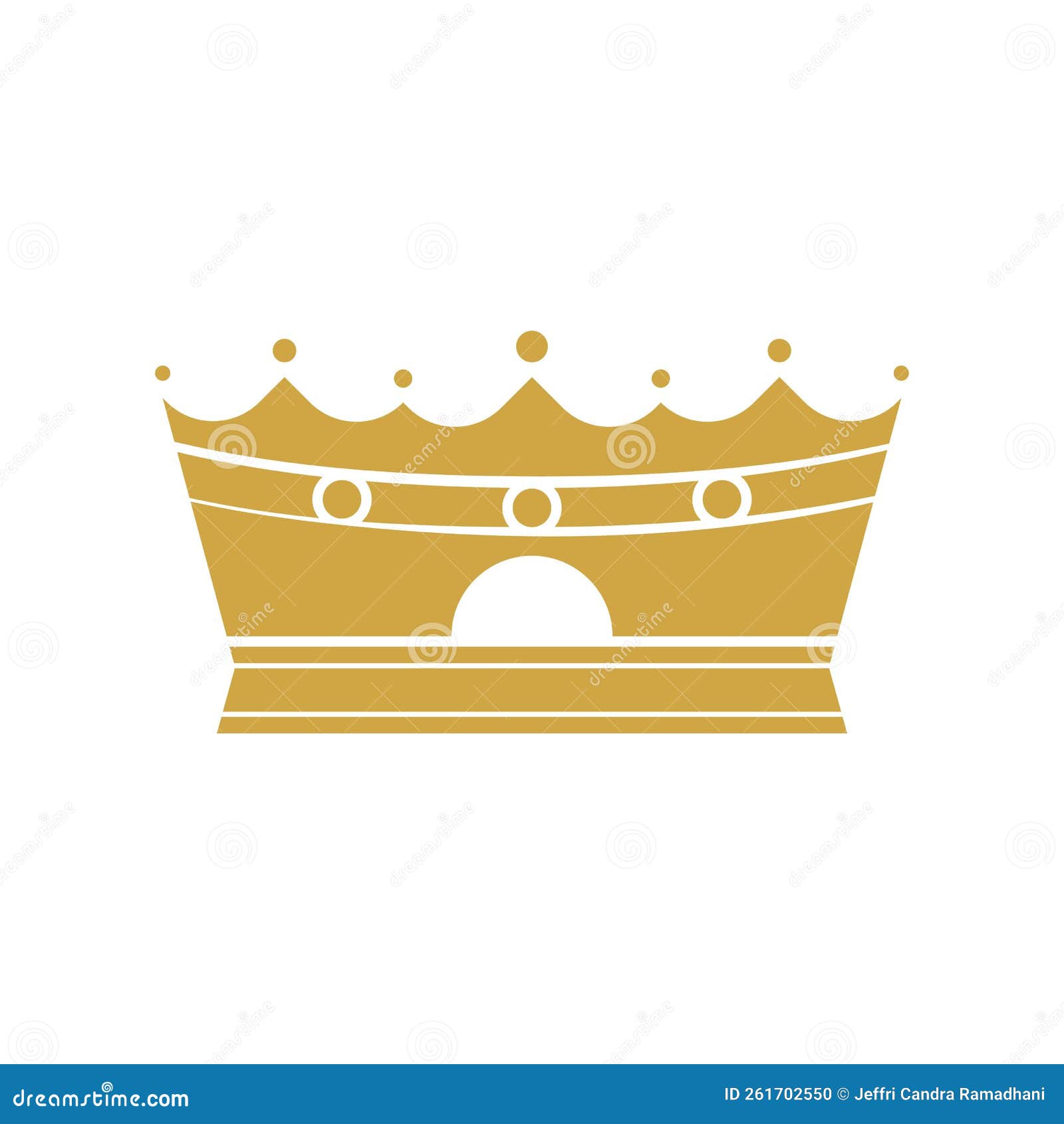 Crown Logo Icon Vector Design Stock Vector - Illustration of medieval ...
