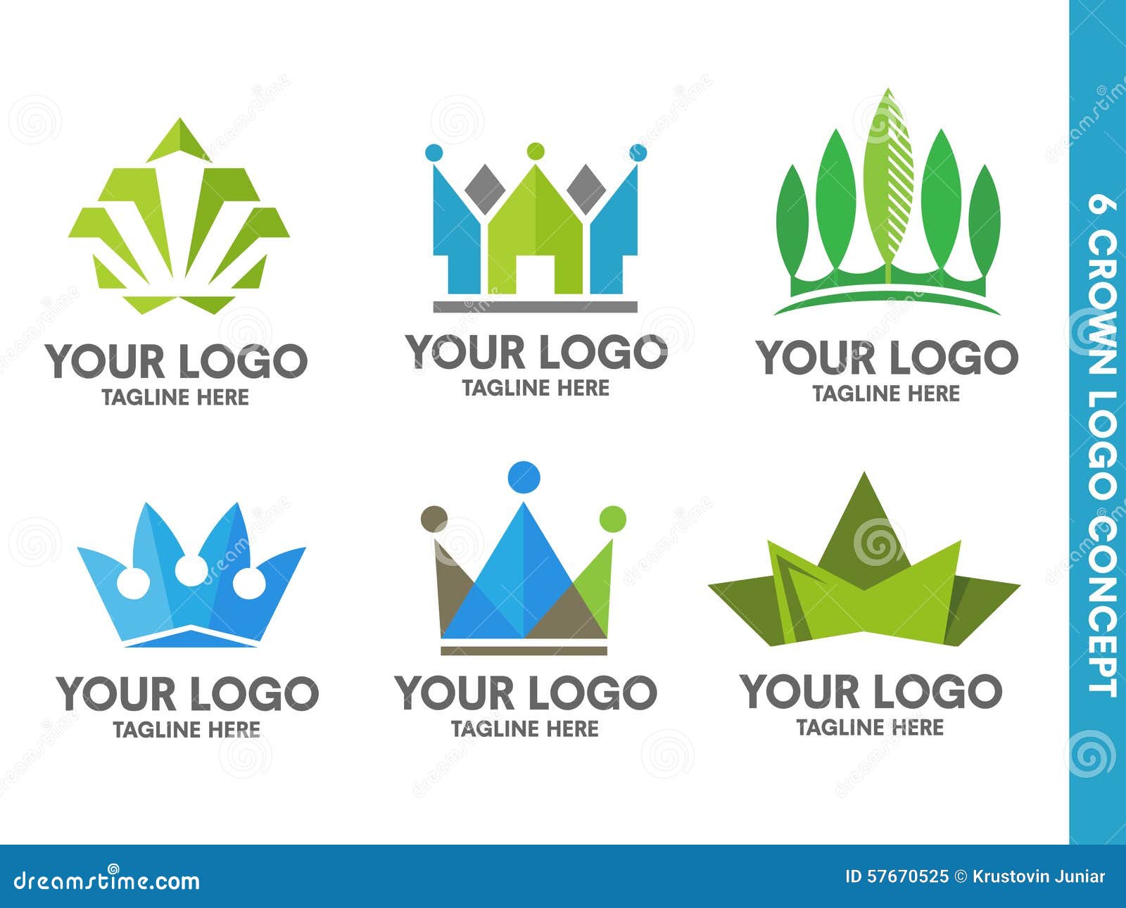 Crown Logo Mockup Line Art Minimalist Style, Linear Royal Corona Icon ...