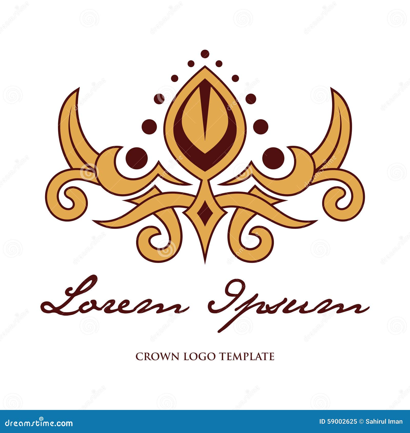 Crown Logo Template stock vector. Illustration of freedom - 59002625