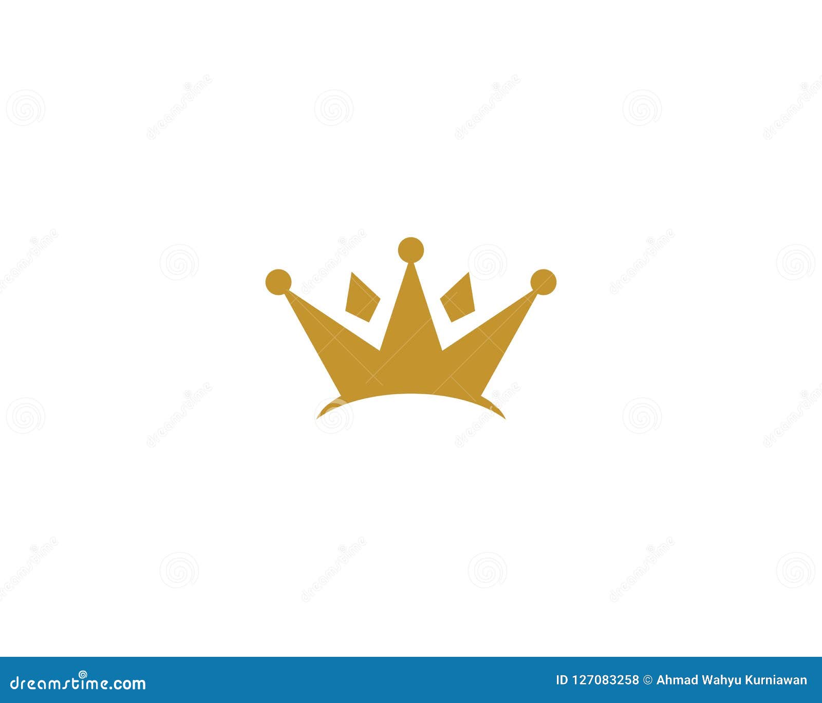 Crown Logo Template stock vector. Illustration of queen - 127083258