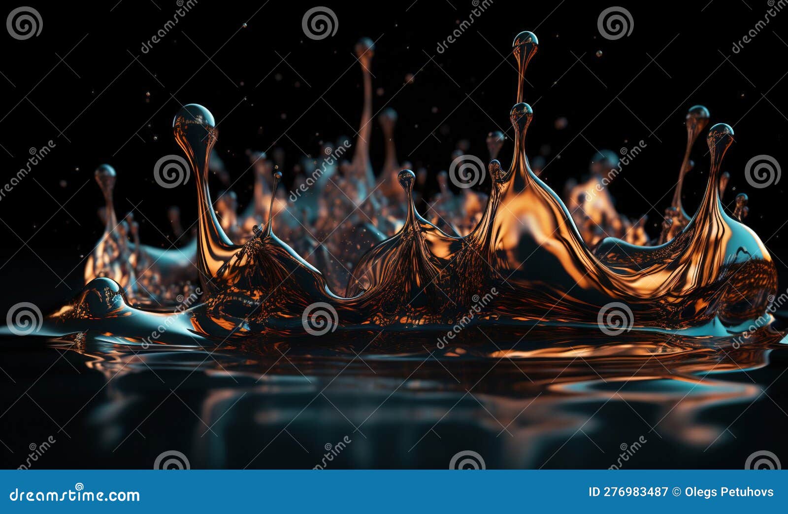 Liquid Floating Compass Royalty-Free Stock Photography | CartoonDealer ...
