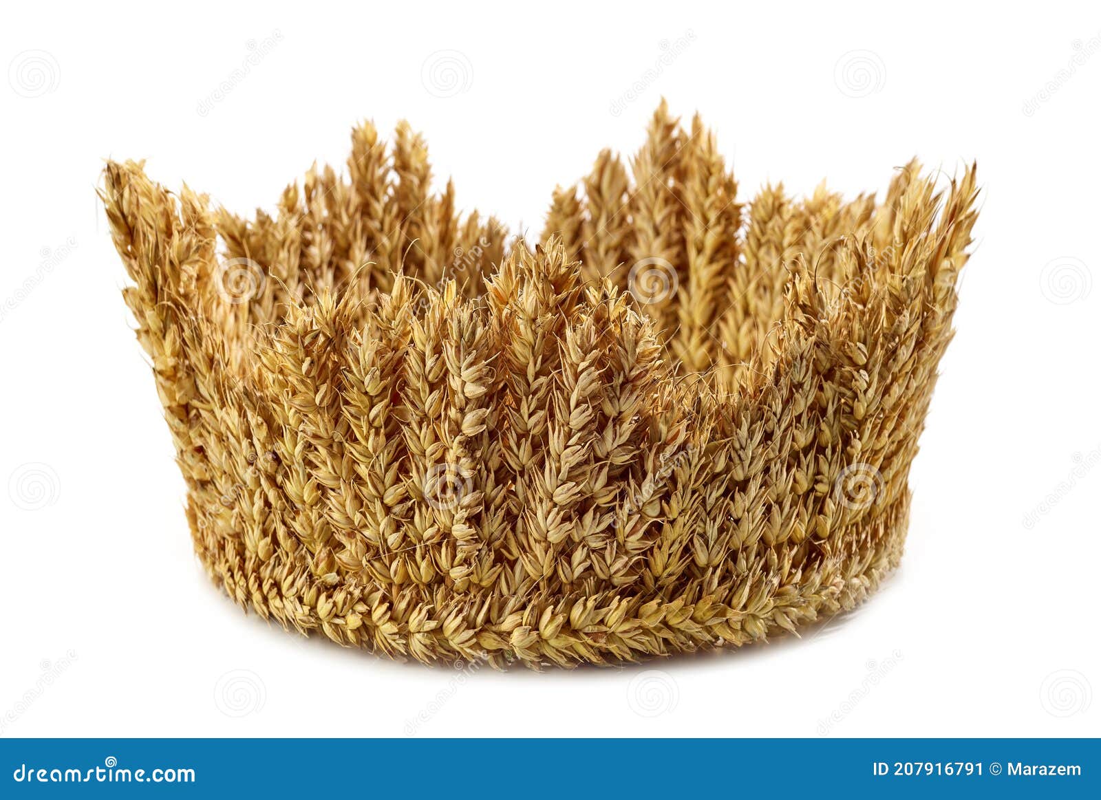Crown Made of Wheat Ears of Cereals Stock Image - Image of bread ...