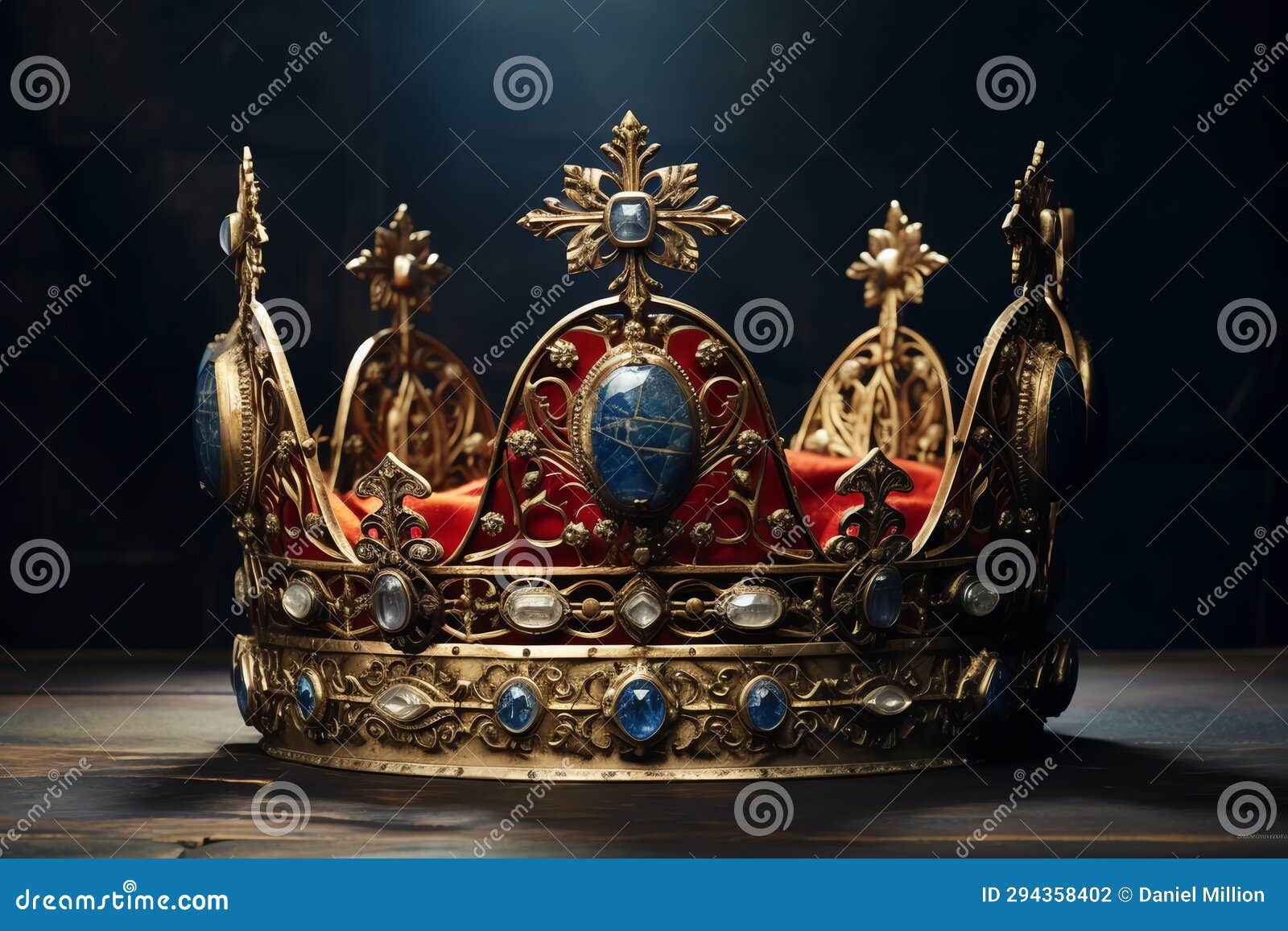 Crown Medieval Fantasy Photo Stock Illustration - Illustration of ...