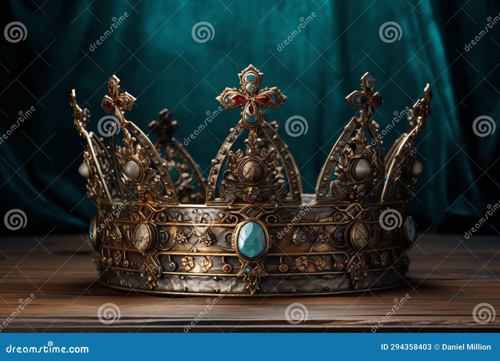 Crown Medieval Fantasy Photo Stock Illustration - Illustration of ...