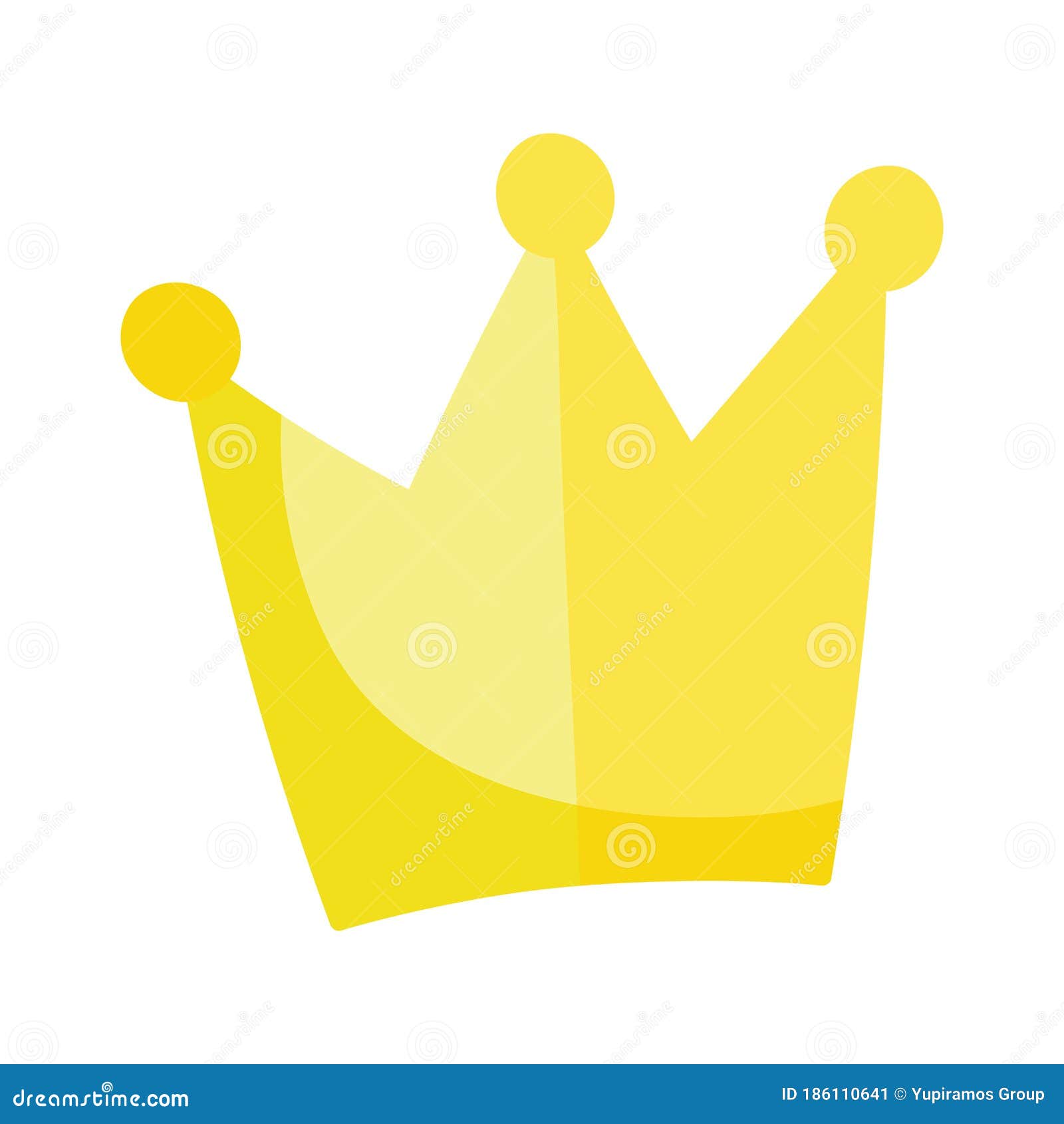 Crown Monarchy Royal Hierarchy King Queen Isolated Design Icon Cartoon ...