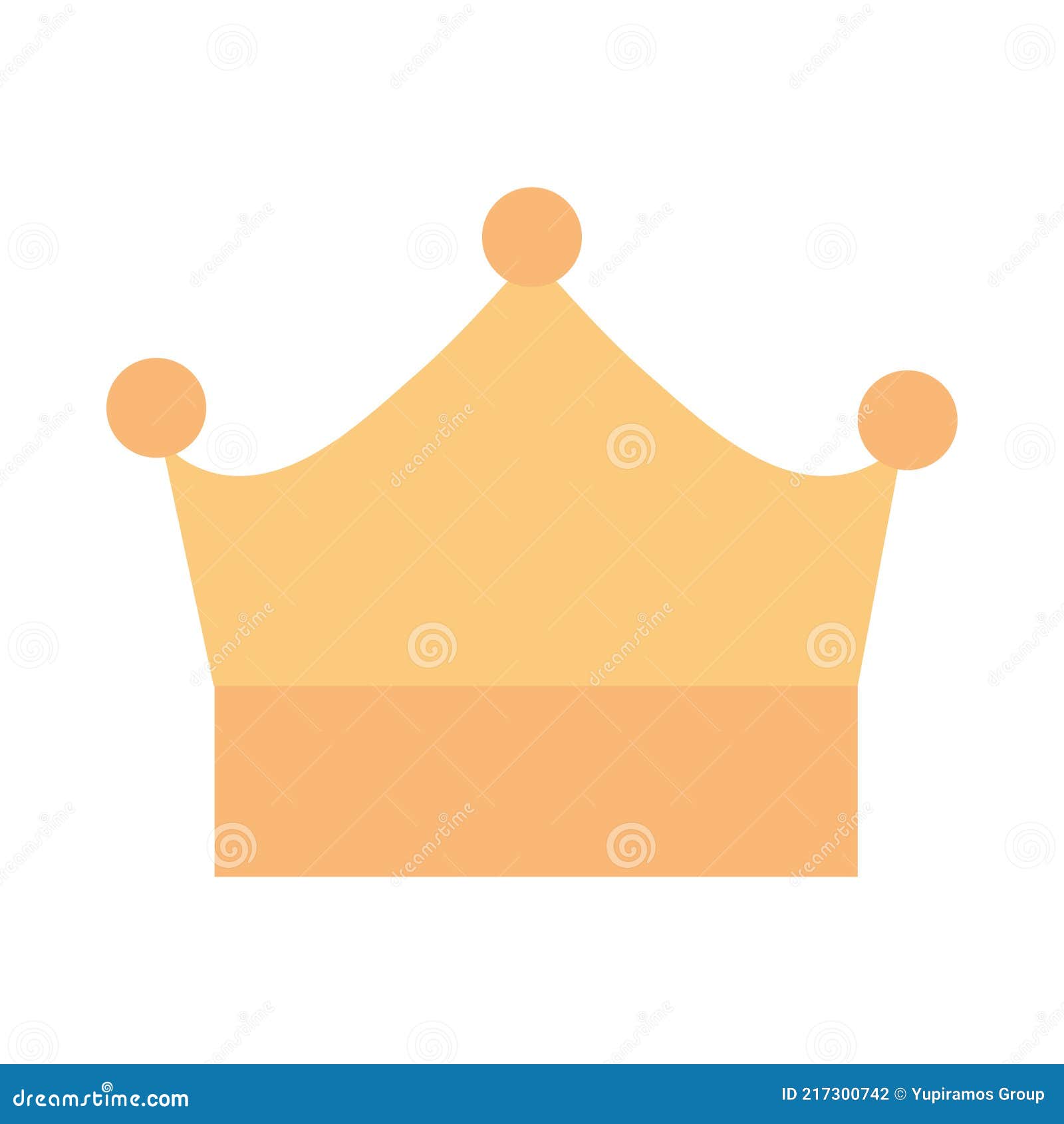 Crown Monarchy Royal Hierarchy King Queen Isolated Design Icon Cartoon ...