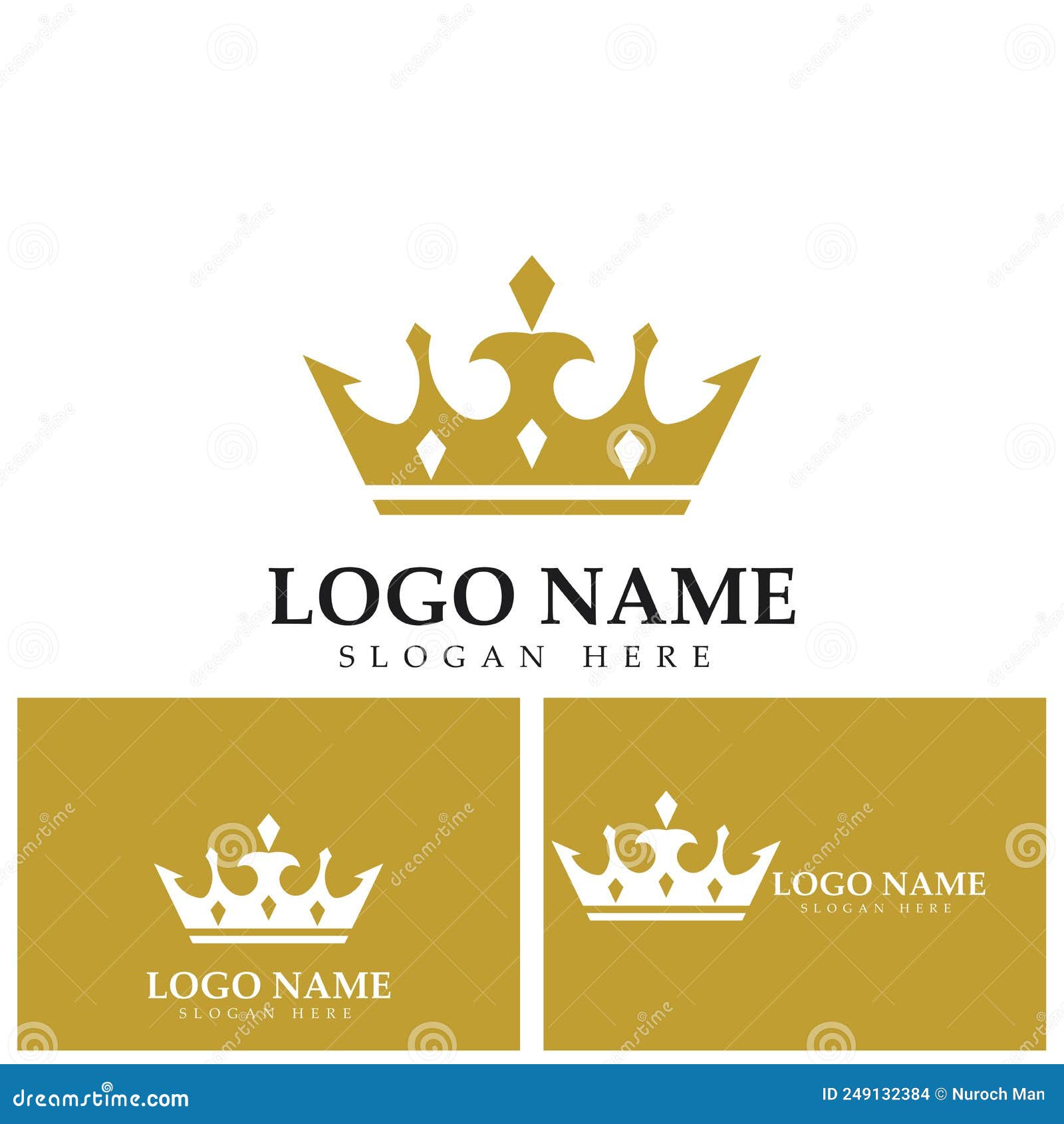 Crown Royal Graphic Design Template Vector Illustration. Stock Vector ...
