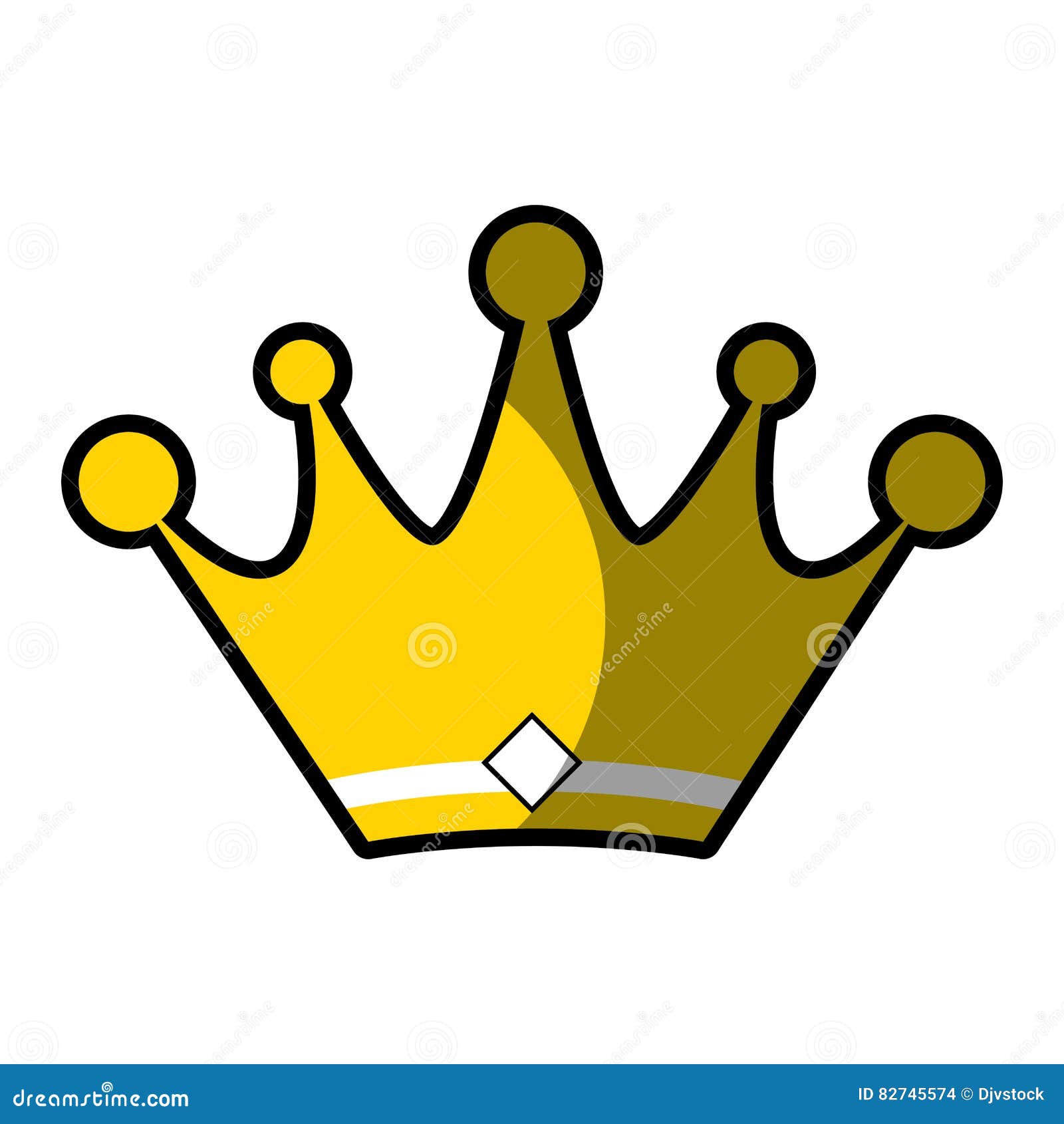 Crown royal symbol stock illustration. Illustration of nobility - 82745574